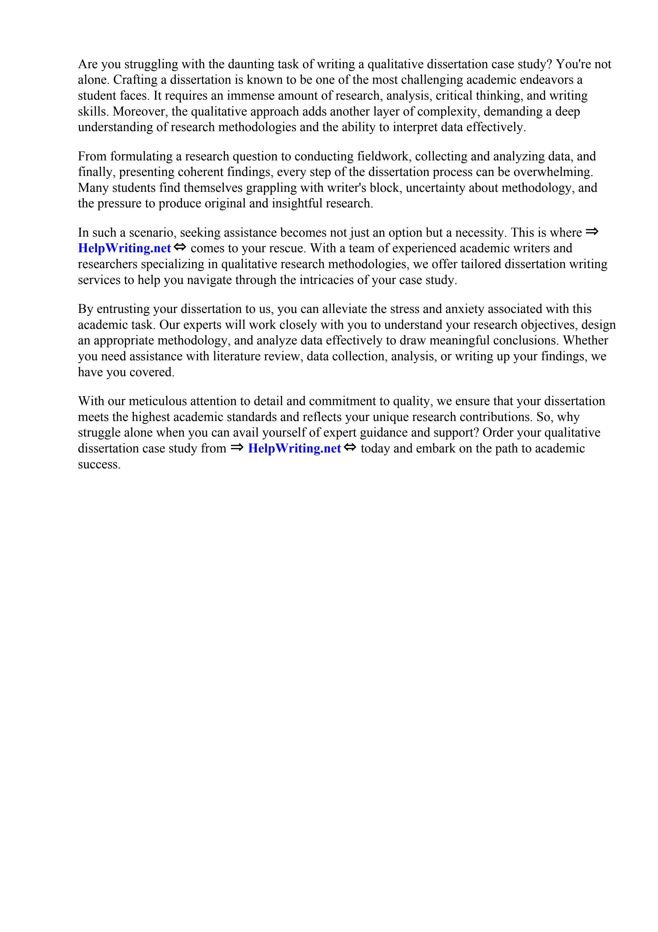 Qualitative Dissertation Case Study by Jennifer Valencia - Issuu