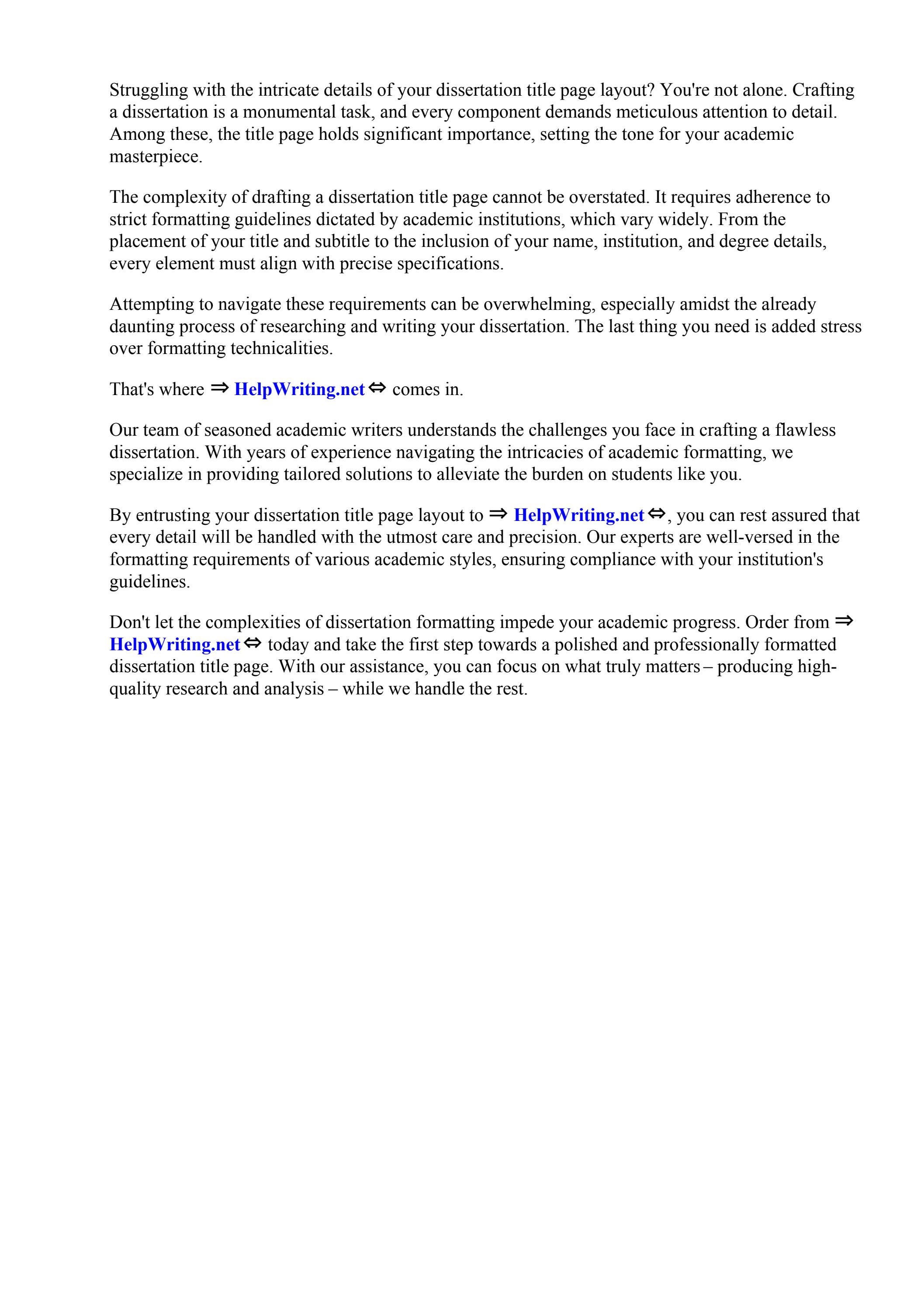 Dissertation Title Page Layout by April Ford - Issuu