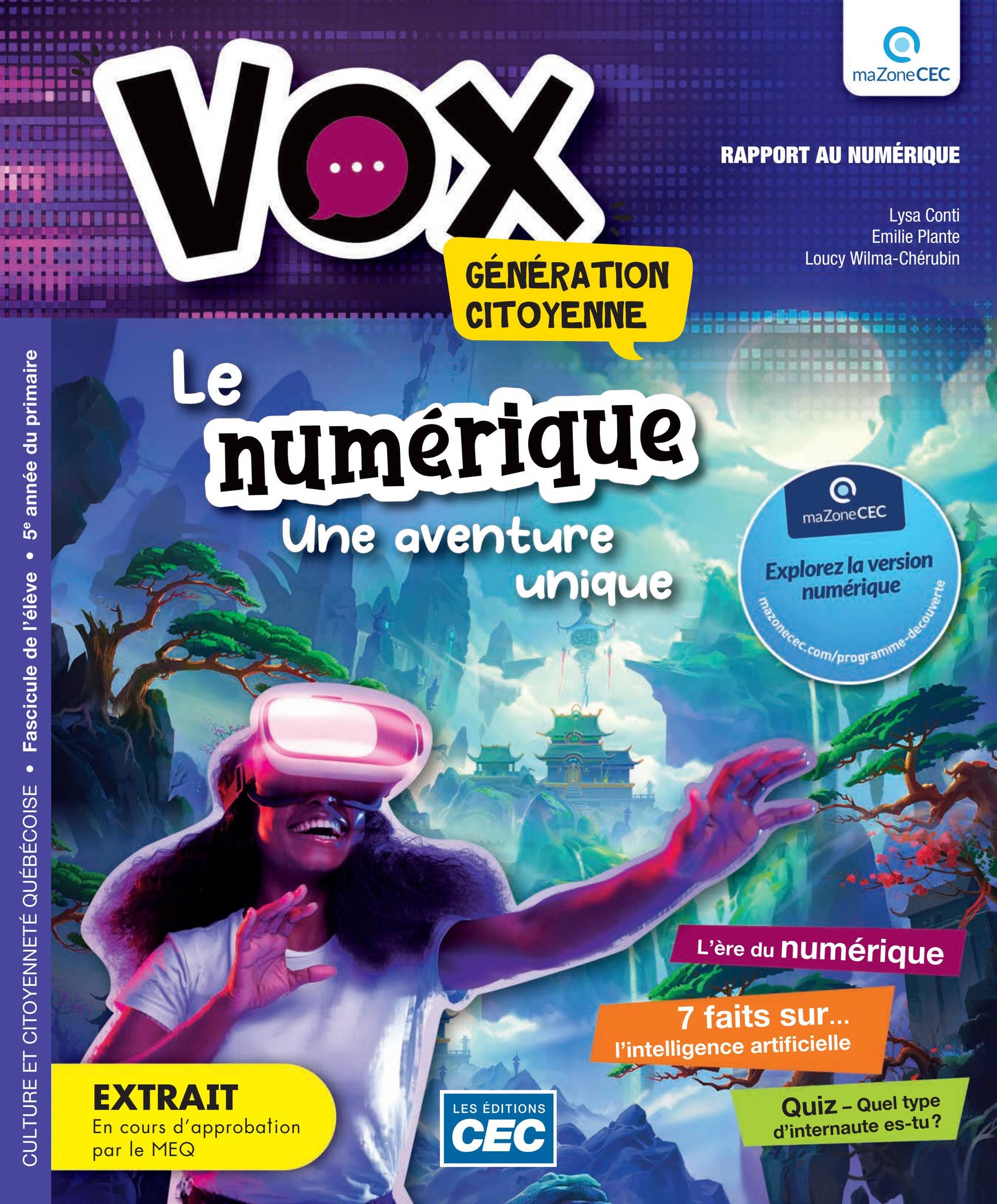 VOX 5 - Extrait de fascicule, CCQ 5e année by Les Éditions CEC - Issuu