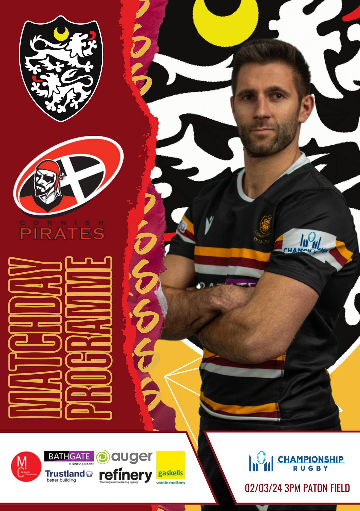 Caldy Vs Cornish Pirates - Championship Rugby by Caldy Rugby Club - Issuu