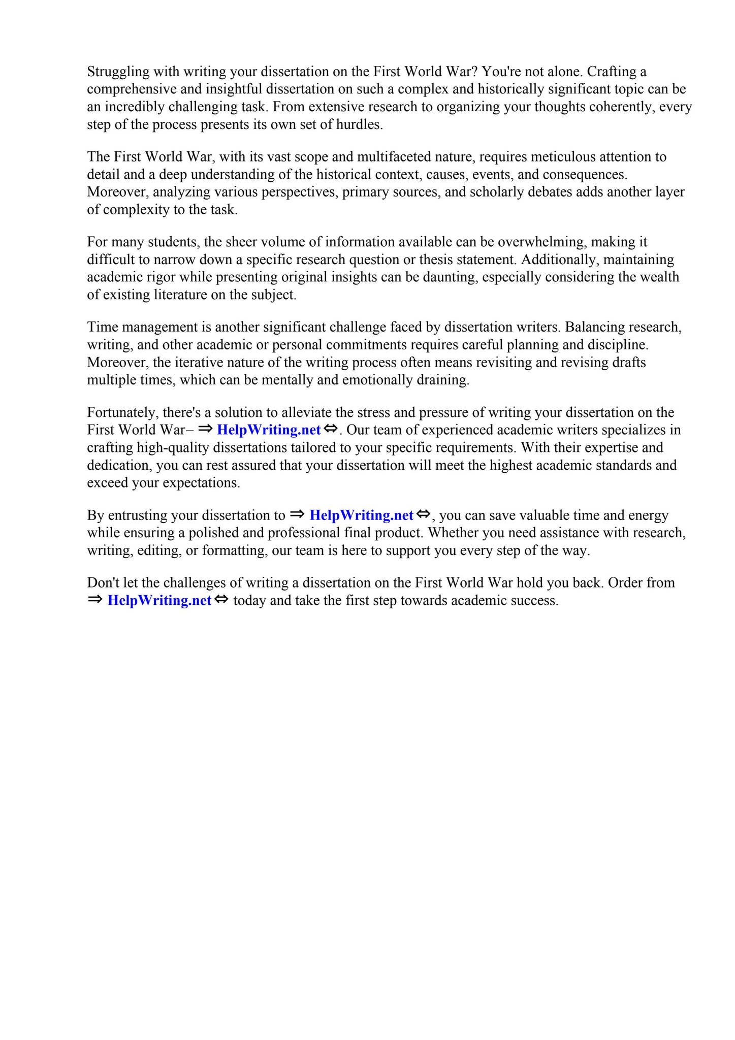 Dissertation First World War by Angela Tidwell - Issuu