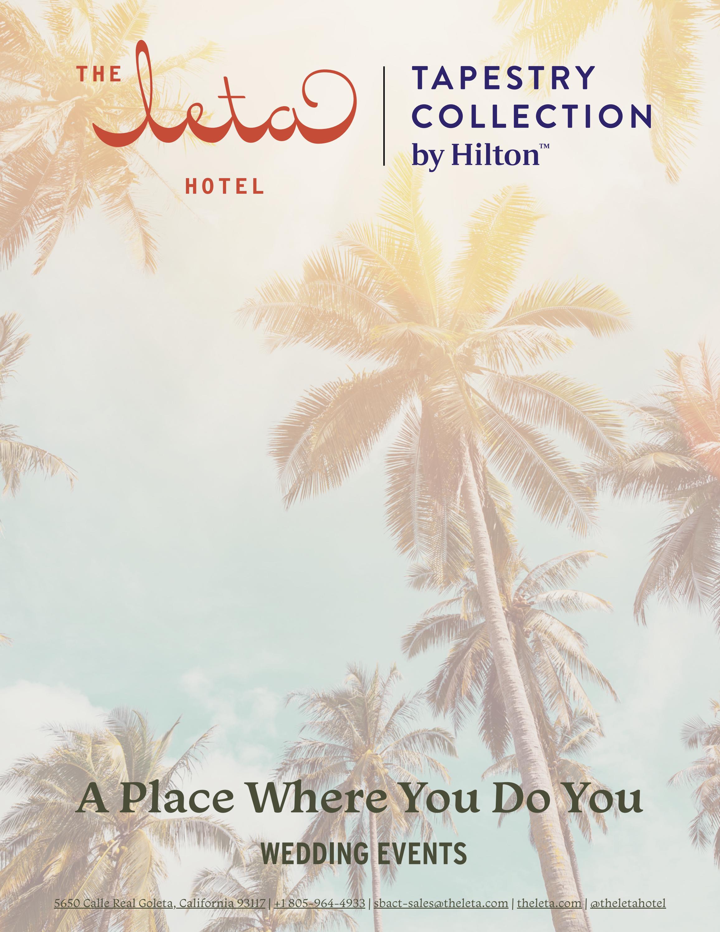 The Leta Santa Barbara Goleta, Tapestry Collection by Hilton Wedding ...