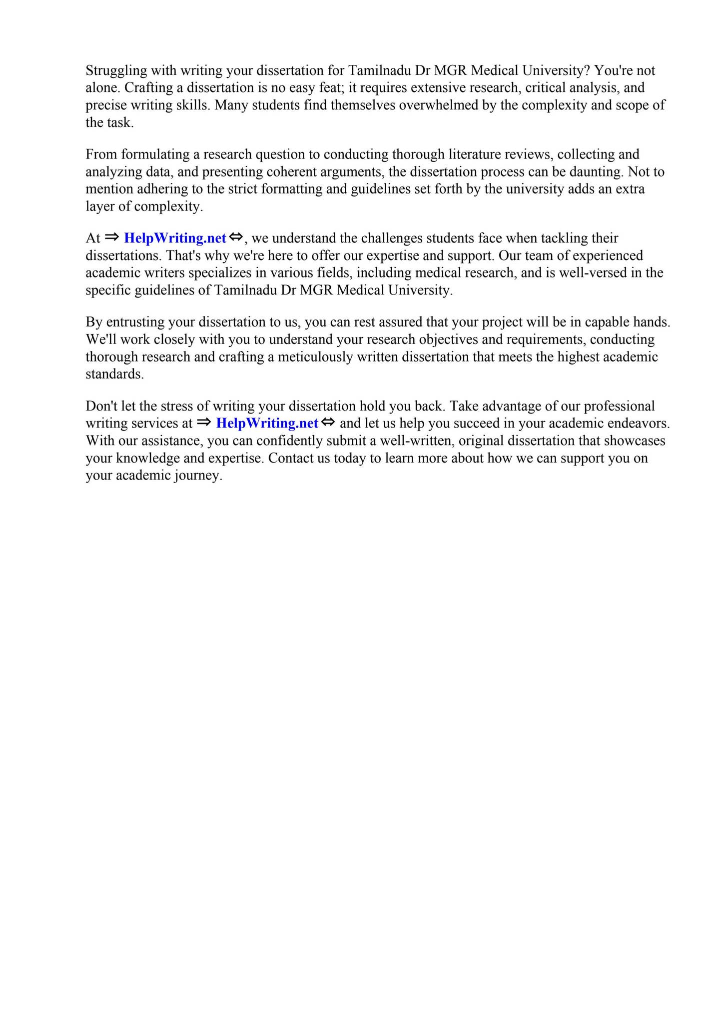 Tamilnadu Dr Mgr Medical University Dissertation Guidelines by Lauren ...