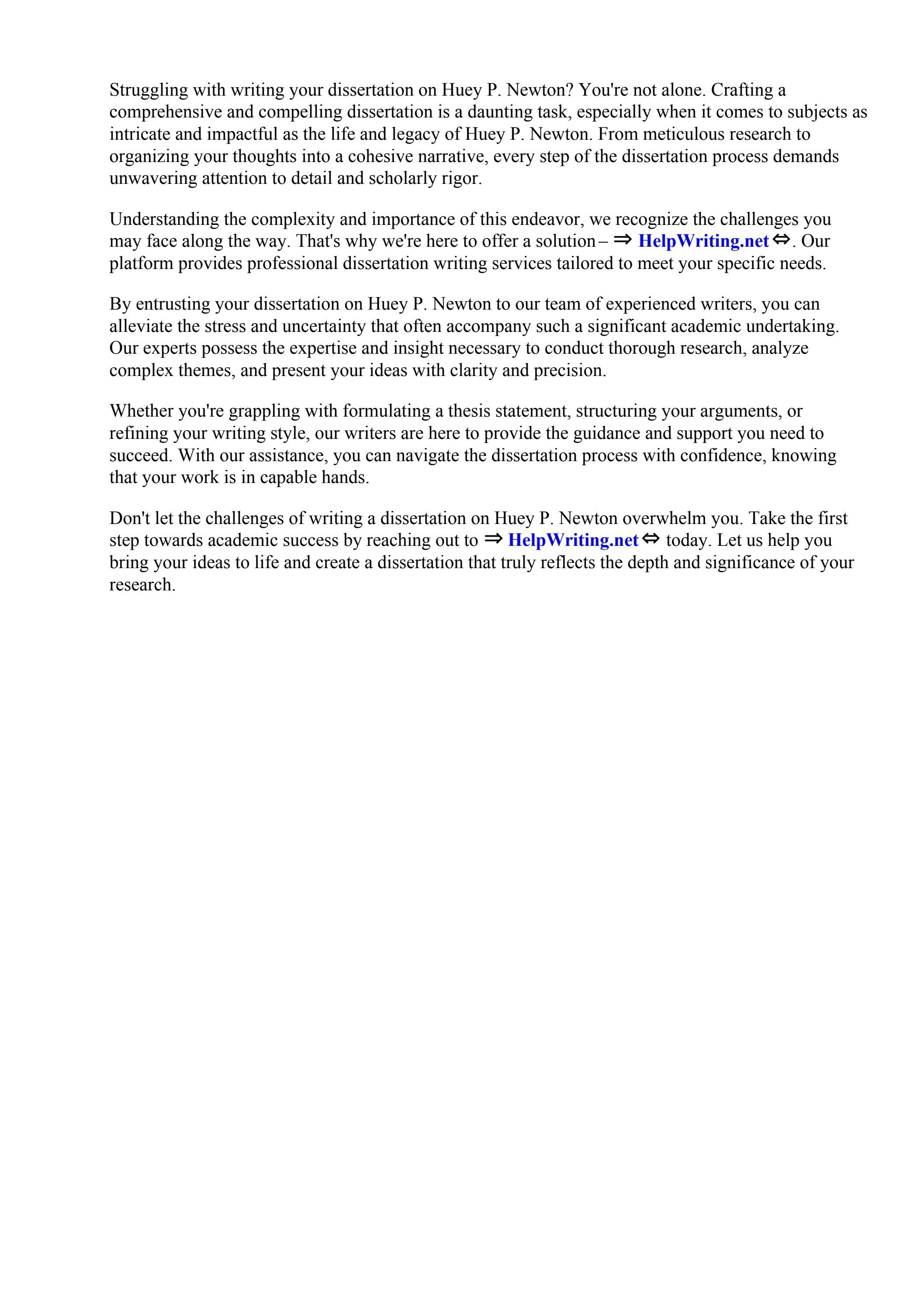 Huey P Newton Dissertation by Kim Martin - Issuu