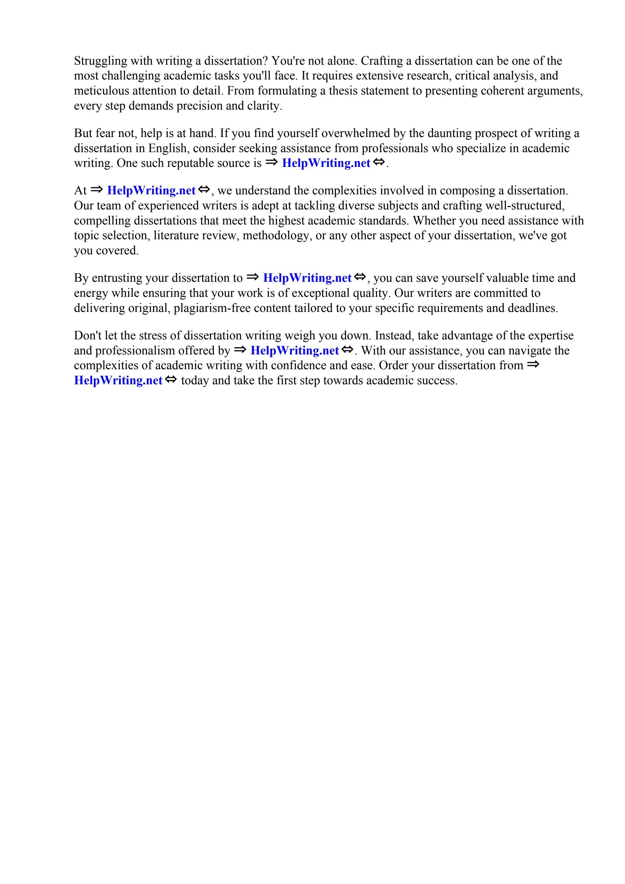 Exemple Dune Dissertation En Anglais by Little-RockJessicaRodriguez - Issuu