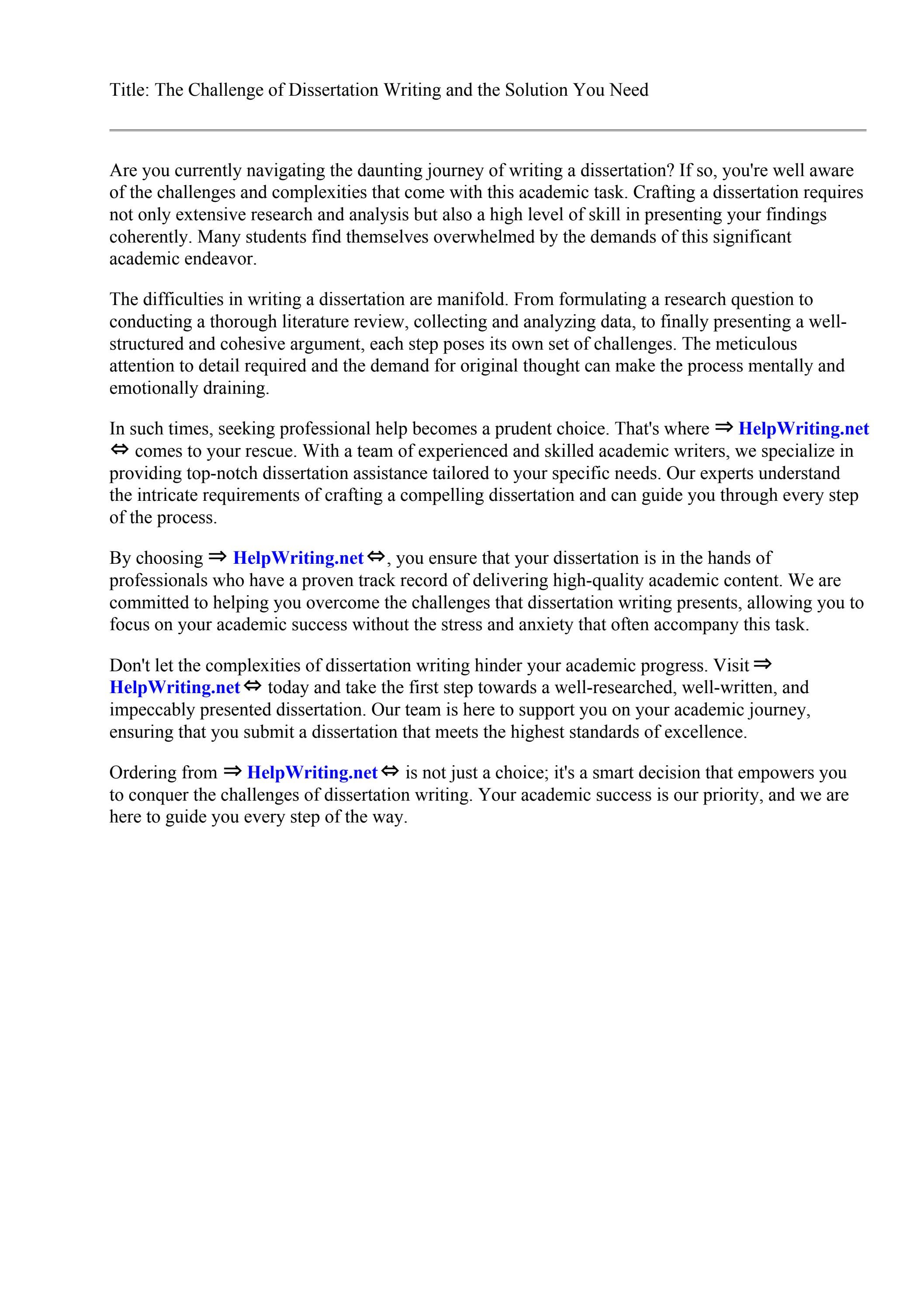 Dissertation Help Gumtree by Chrissy Perkins - Issuu