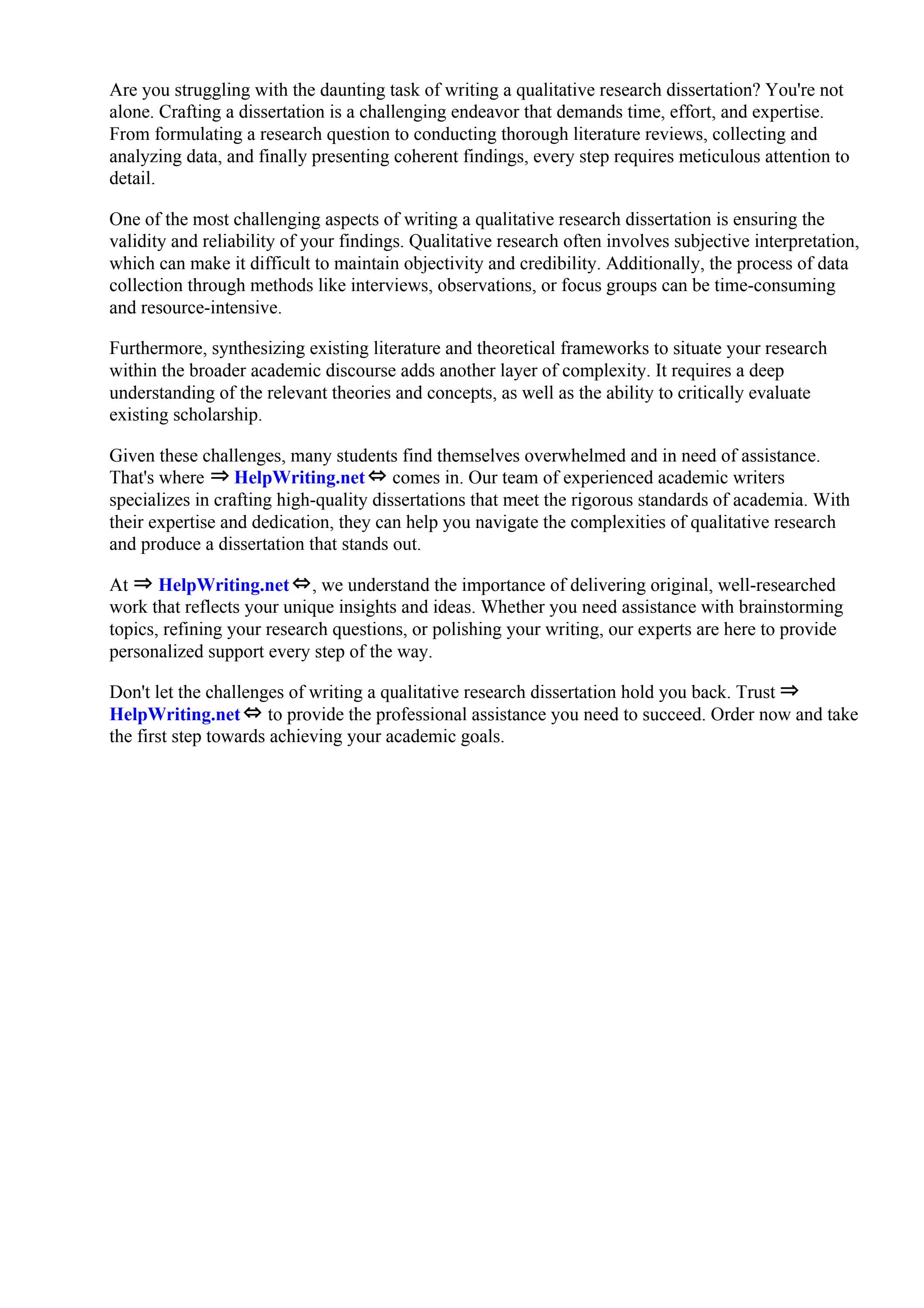 Qualitative Research Dissertation Examples by Silvia Dominges - Issuu
