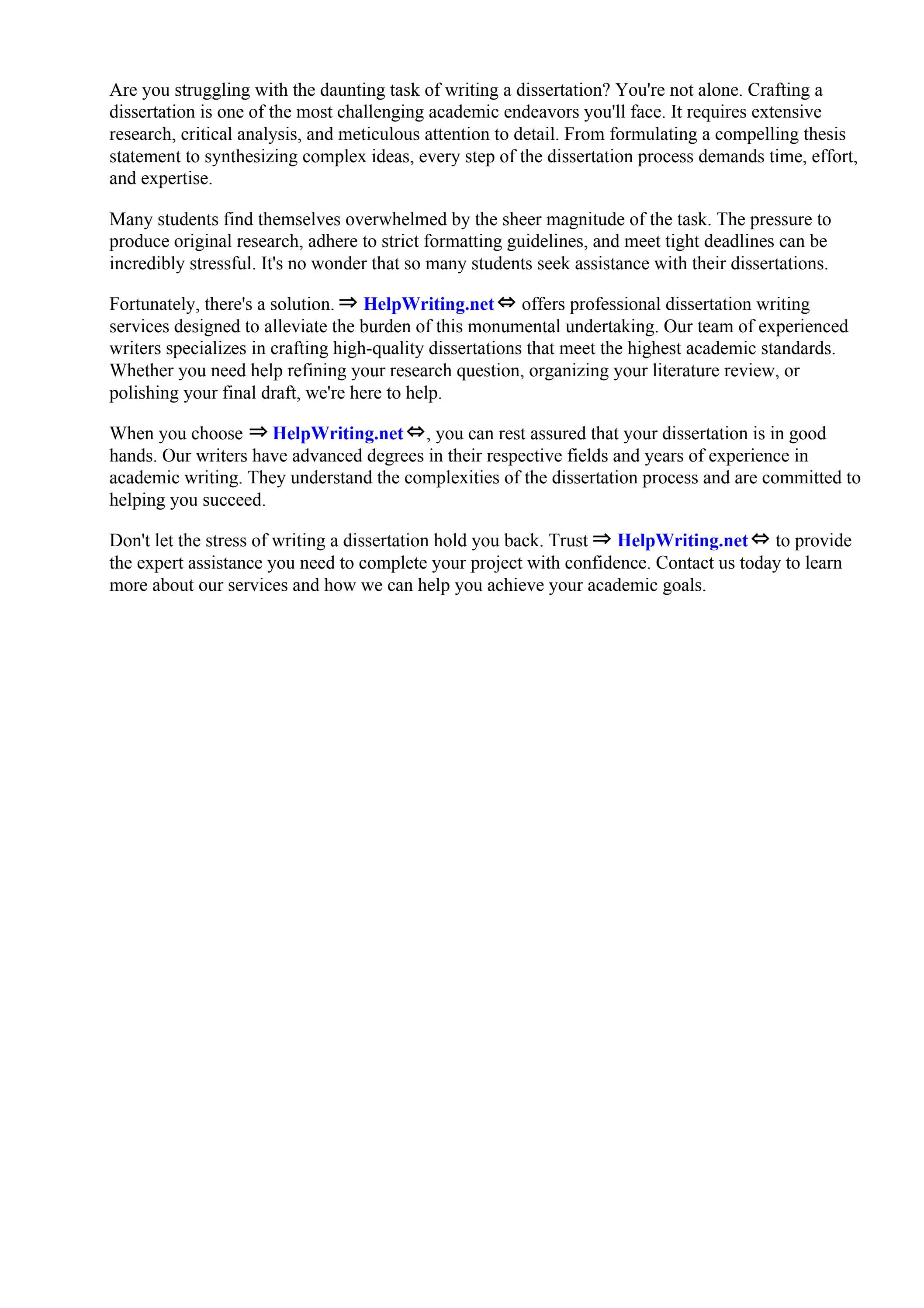 Model Dissertation Sample by Lauren Ellis - Issuu