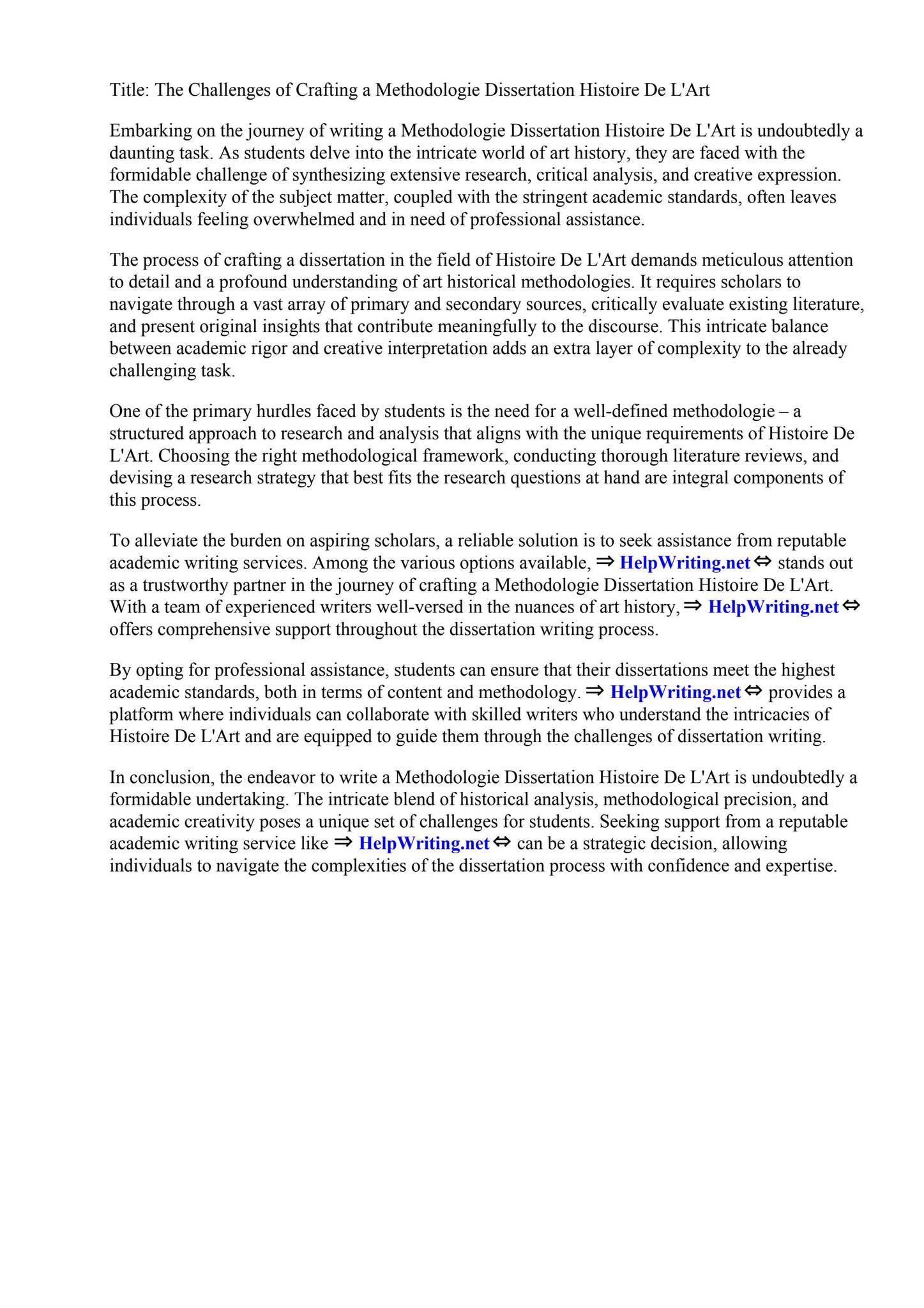 Methodologie Dissertation Histoire De Lart by Lacey Gonzales - Issuu