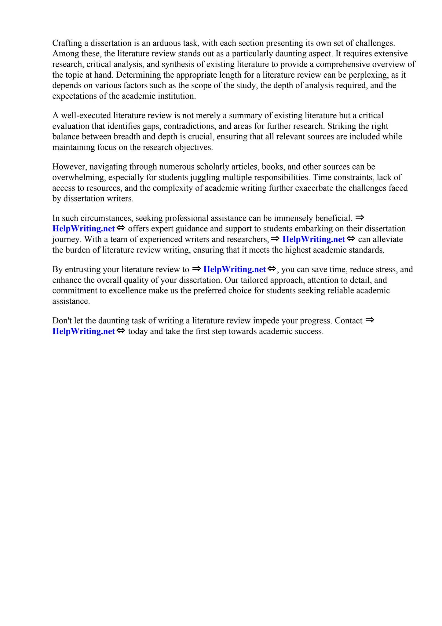 How Long Should A Literature Review Be For Dissertation by Christina ...