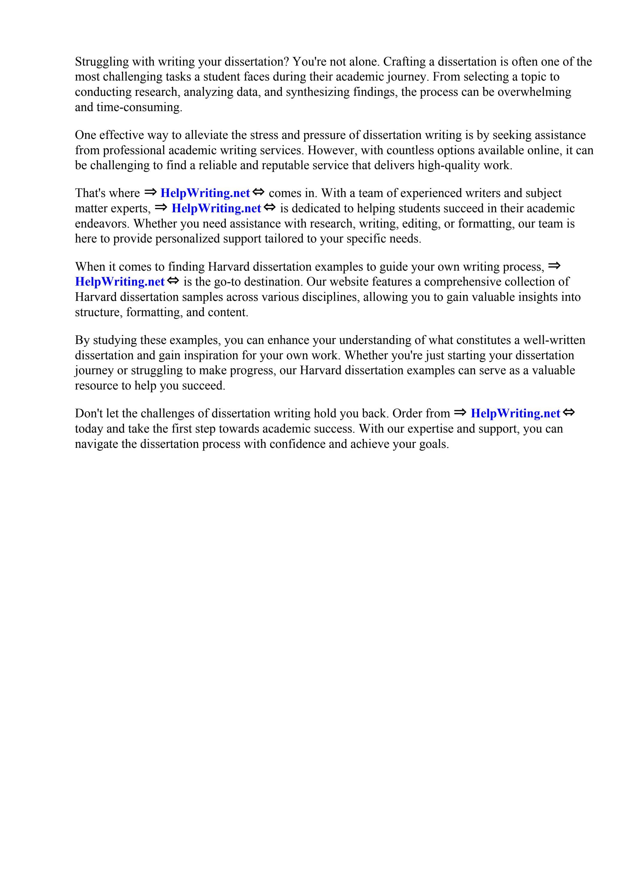 Harvard Dissertation Examples by Amber Roberts - Issuu