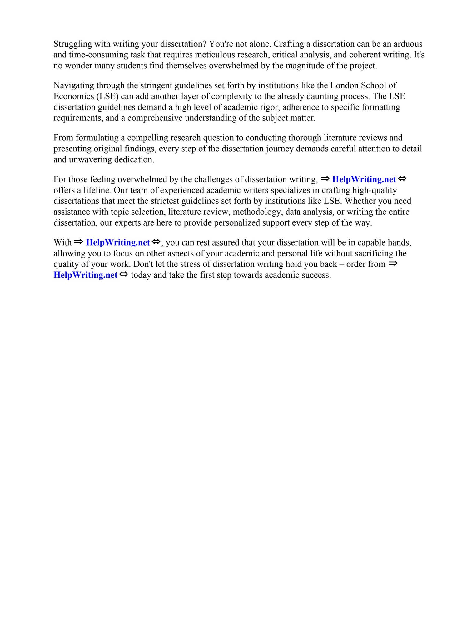 Lse Dissertation Guidelines by Michelle Reyes - Issuu
