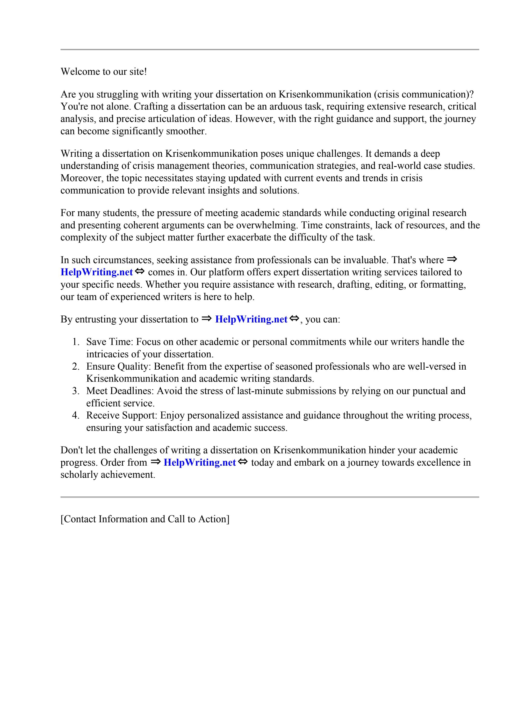 Dissertation Krisenkommunikation by Sonia Harrison - Issuu