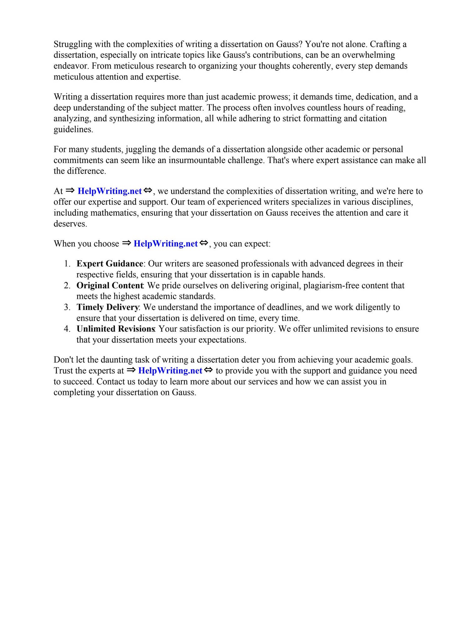 Dissertation Gauss by Sonya Morrison - Issuu