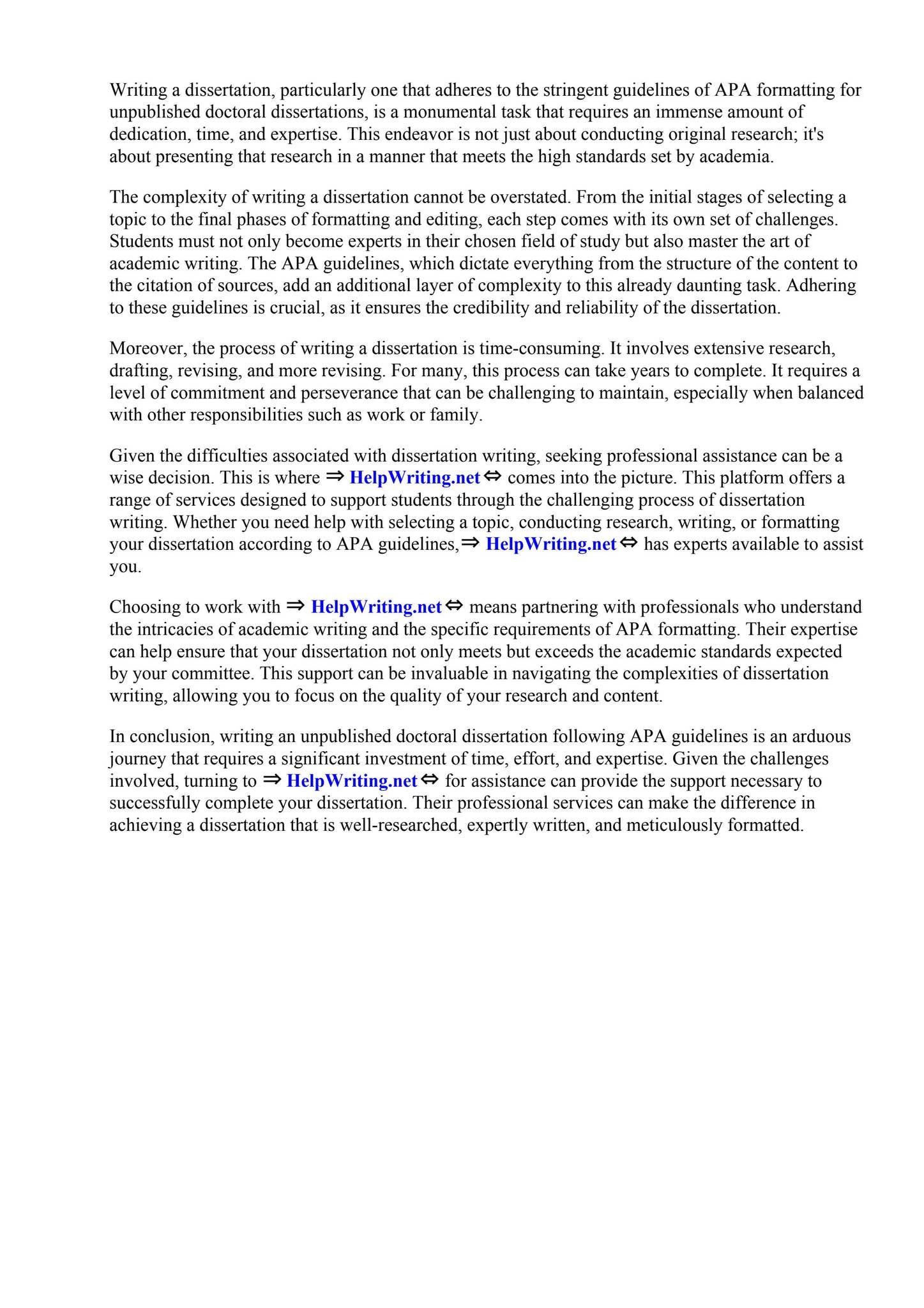 Apa Unpublished Doctoral Dissertation by Holly Garcia - Issuu