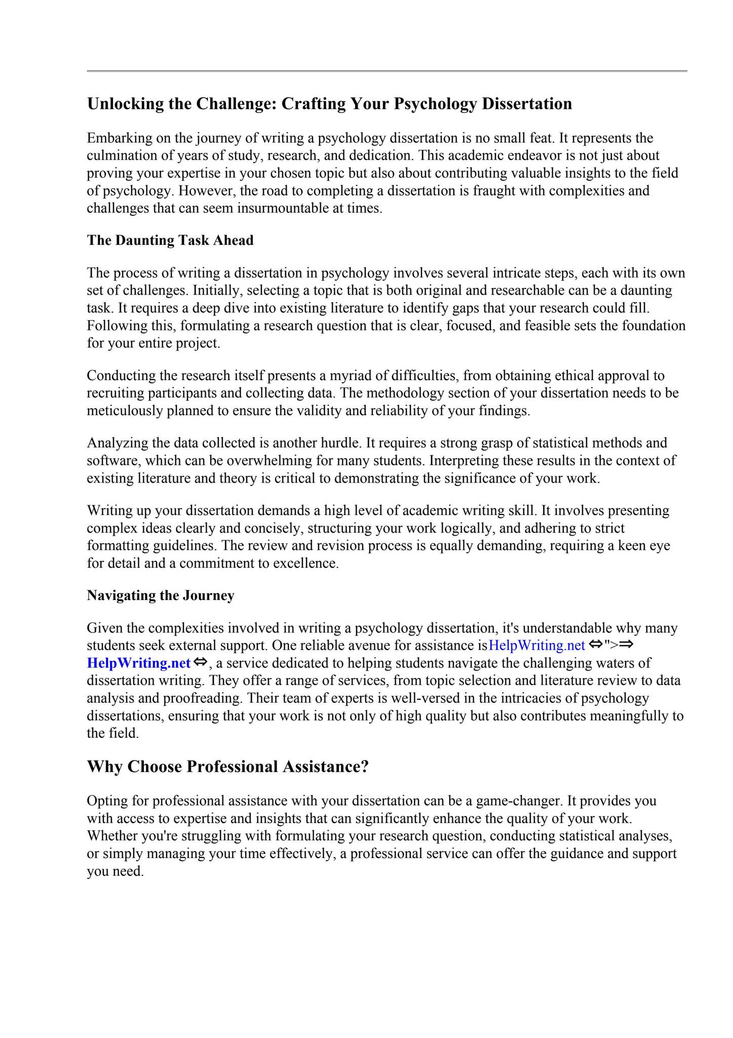 Psychology Dissertation Template by Christine Marie - Issuu