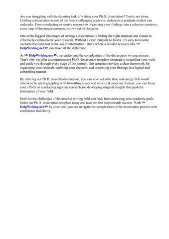 Phd Dissertation Template by Christine Marie - Issuu