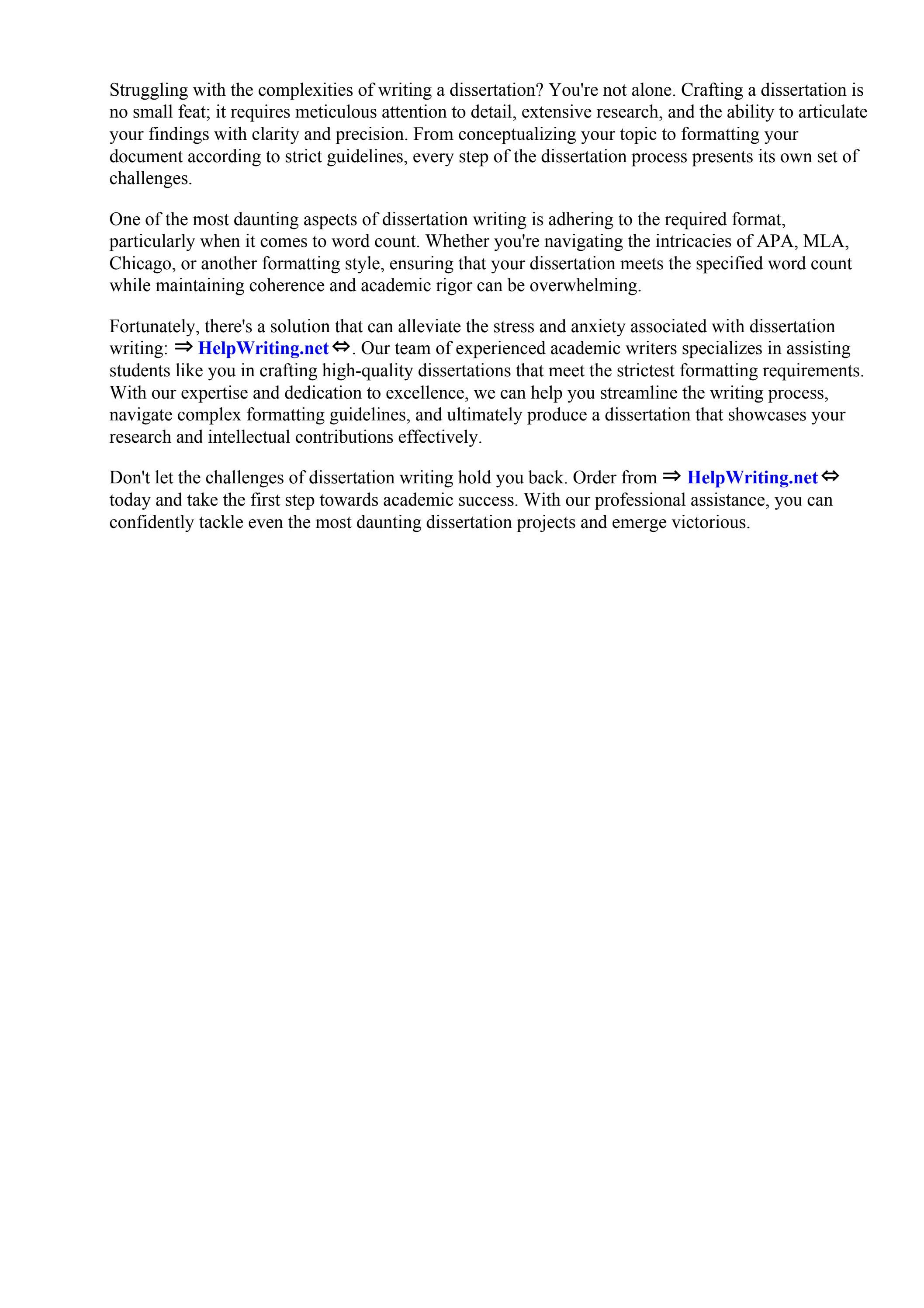 Dissertation Format Word by Susan Rhodes - Issuu