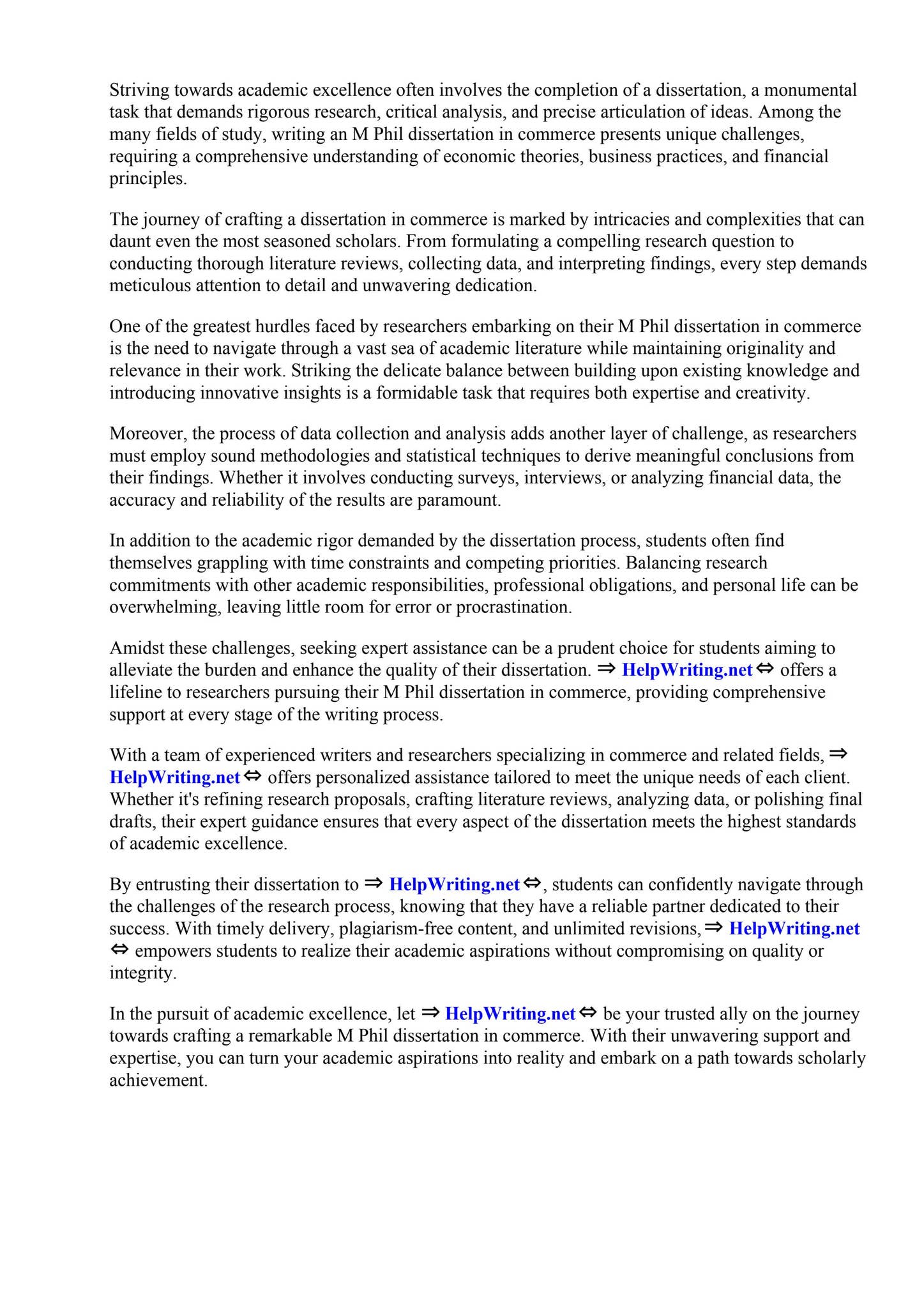 M Phil Dissertation In Commerce by Tonya Mallory - Issuu