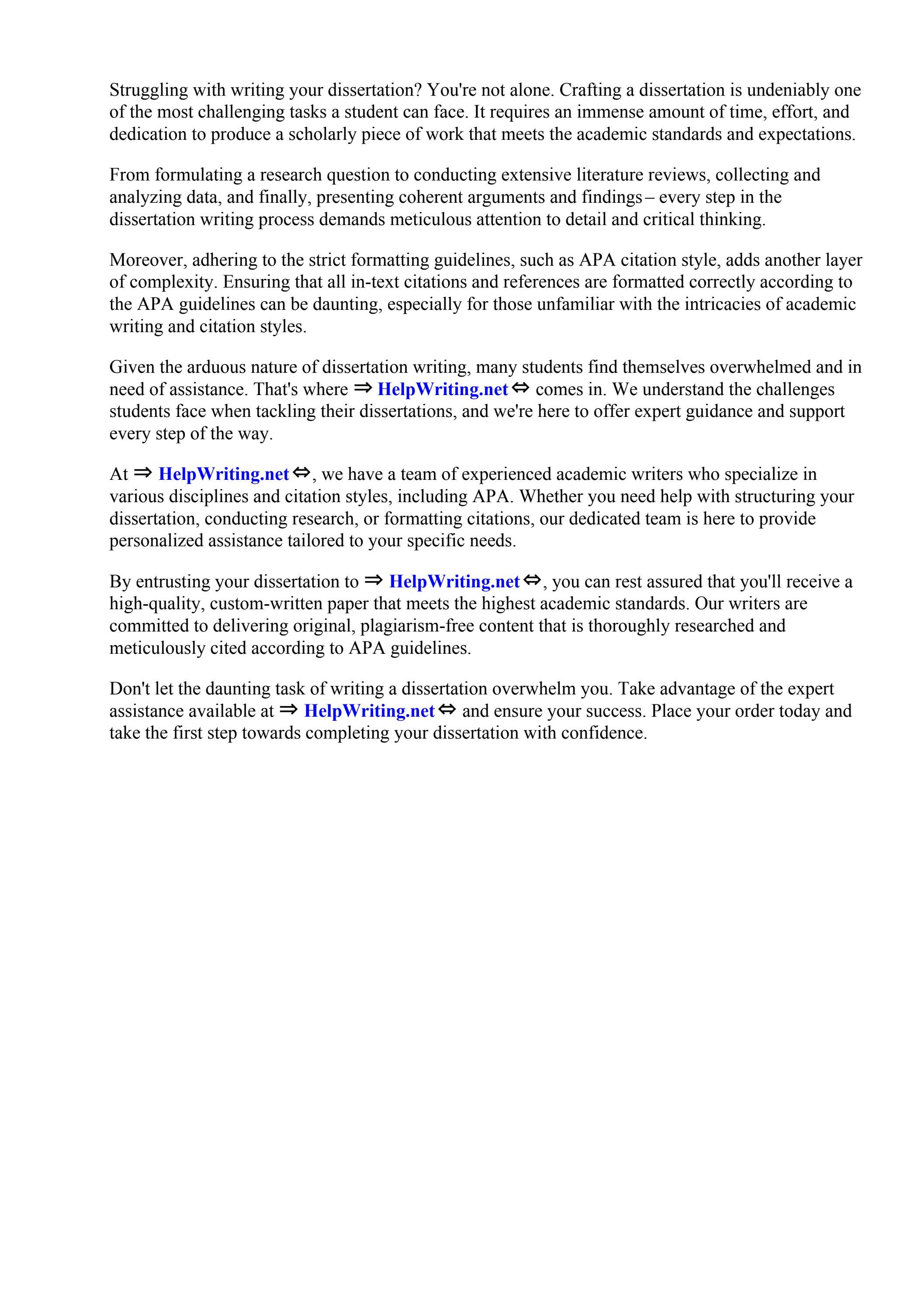 Thesis Dissertation Citation Apa by Sandra Marie - Issuu