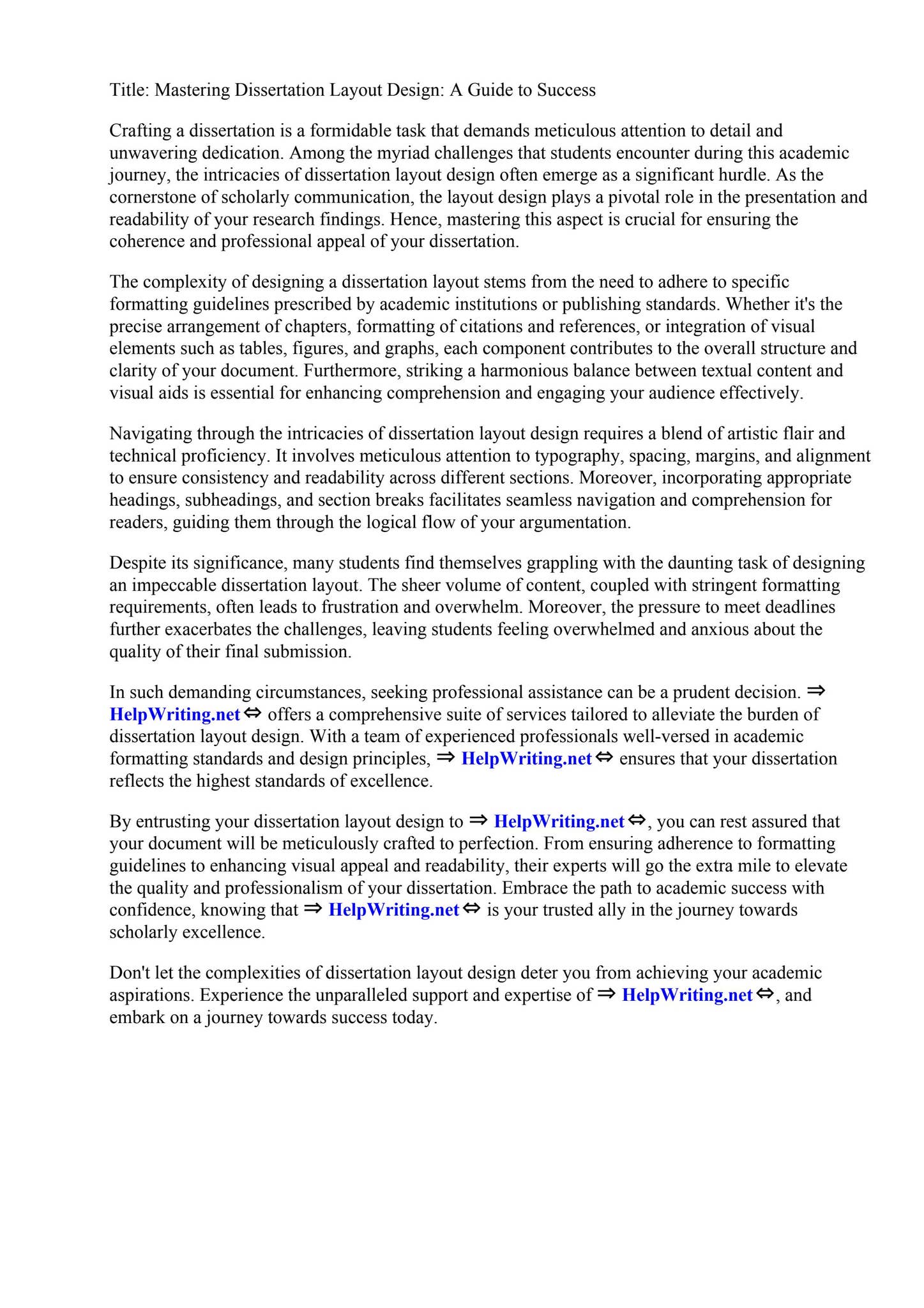 Dissertation Layout Design by Jackie Mallinder - Issuu