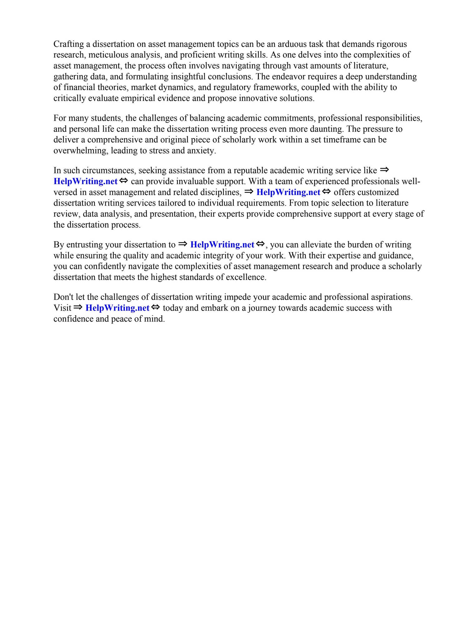 Dissertation Topics Asset Management by Nicole Harris - Issuu