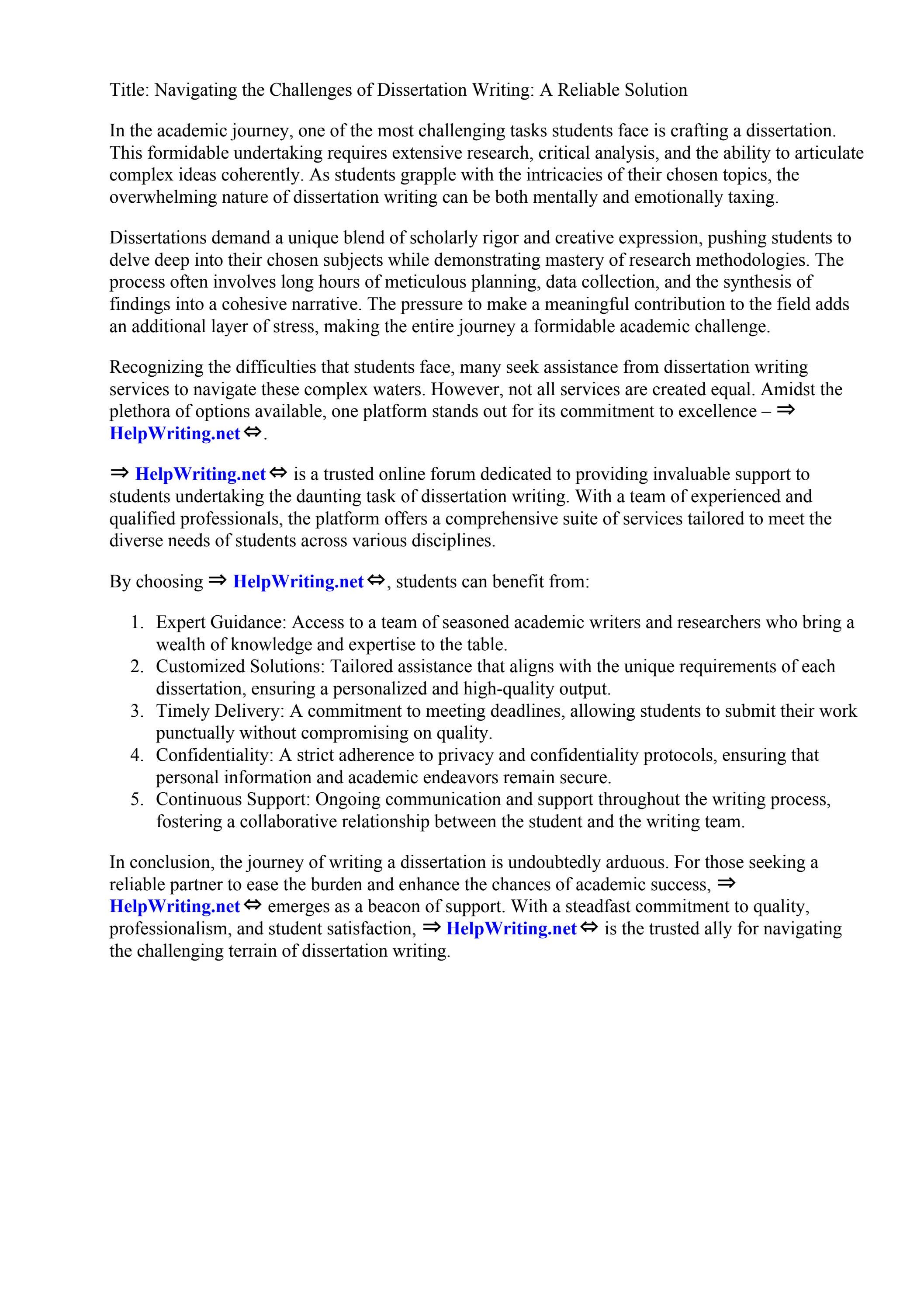 Dissertation Writing Service Forum by Tricia Mitchell - Issuu