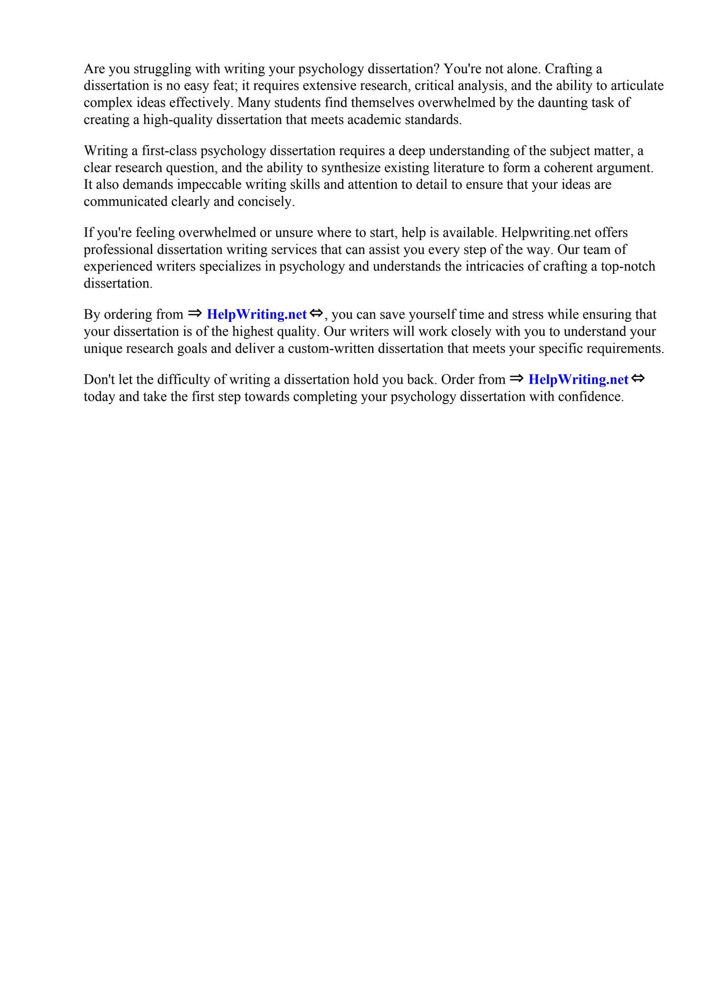 1St Class Psychology Dissertation Examples by Julie Carrion - Issuu