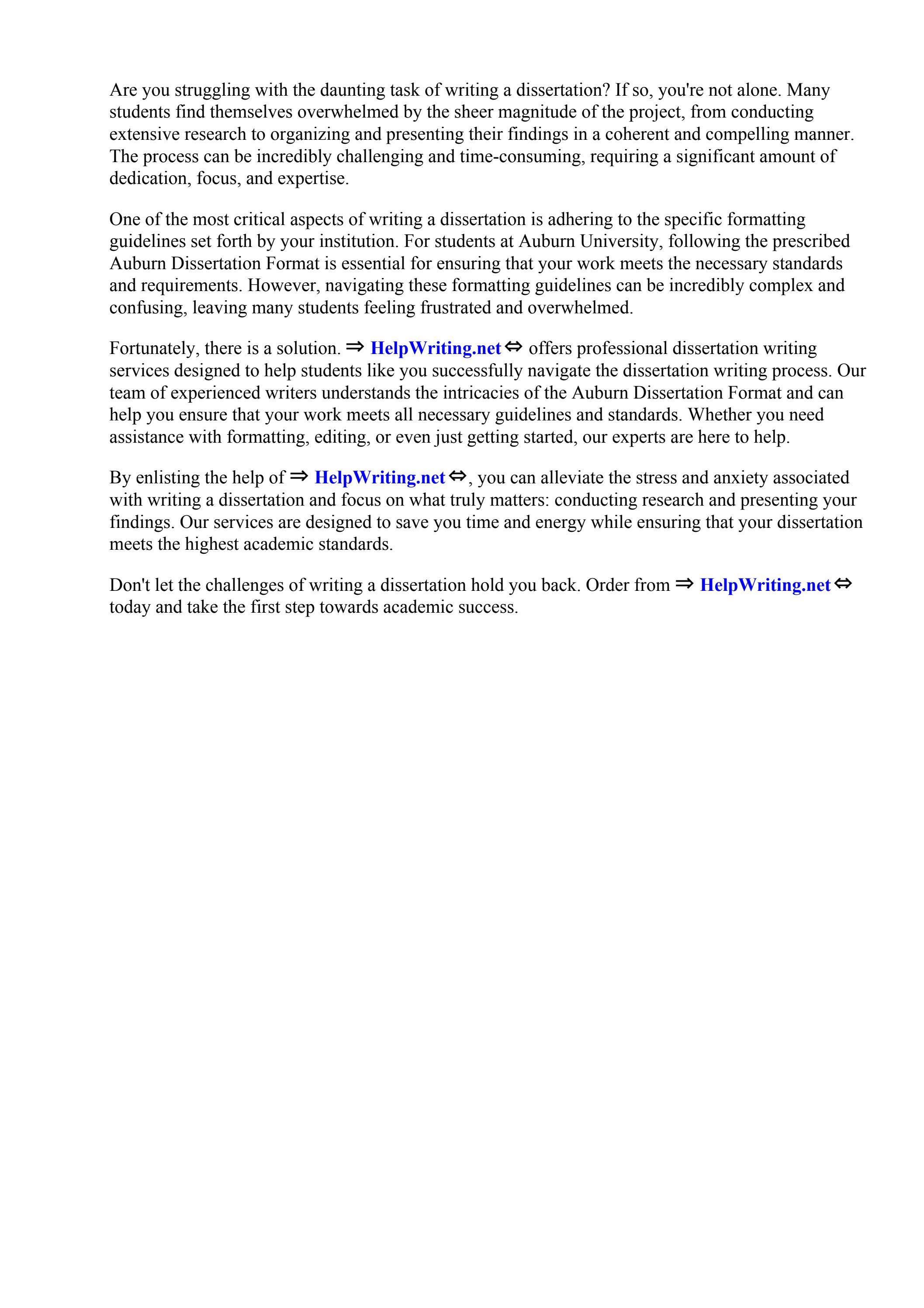 Auburn Dissertation Format by Sharon Pollard - Issuu