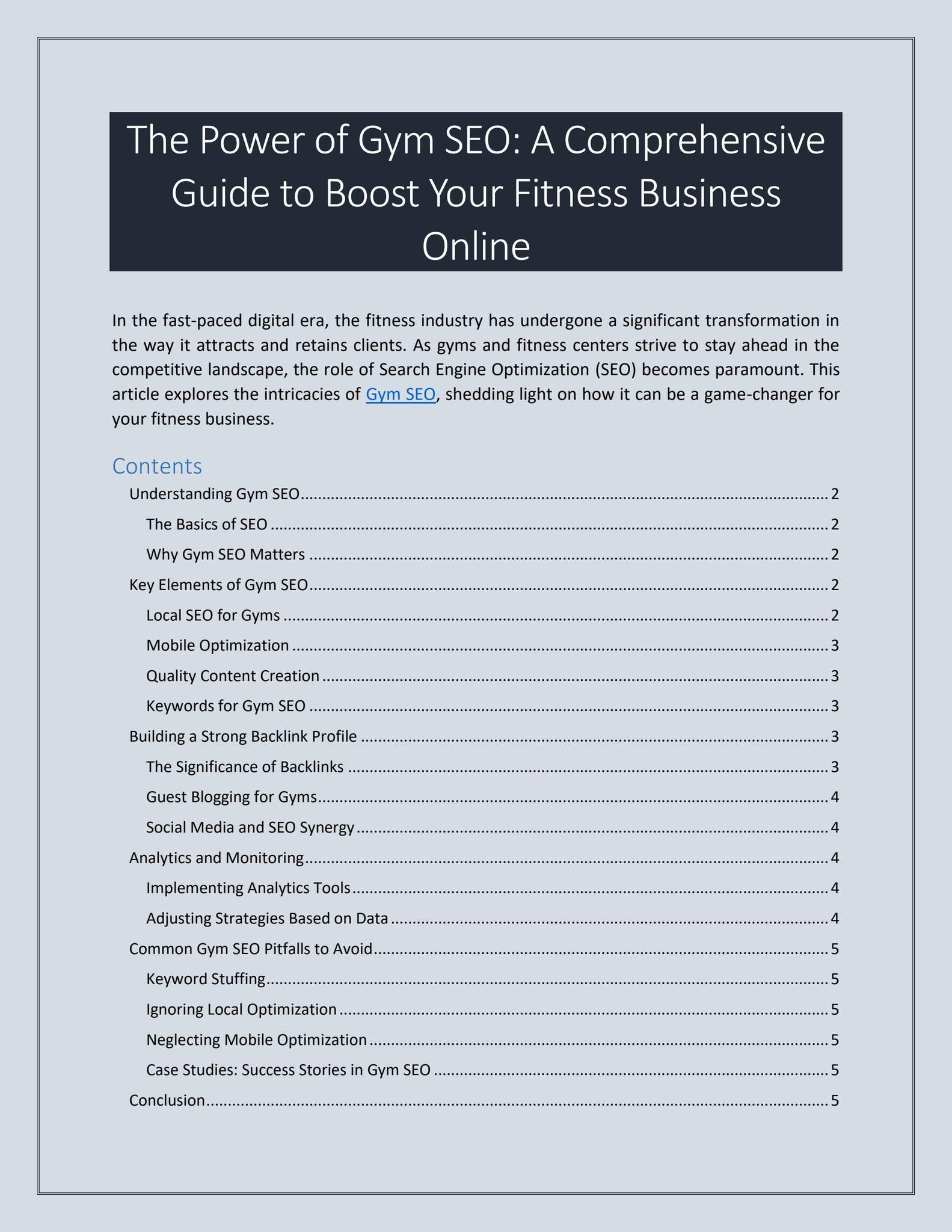 The Power of Gym SEO: A Comprehensive Guide to Boost Your Fitness ...