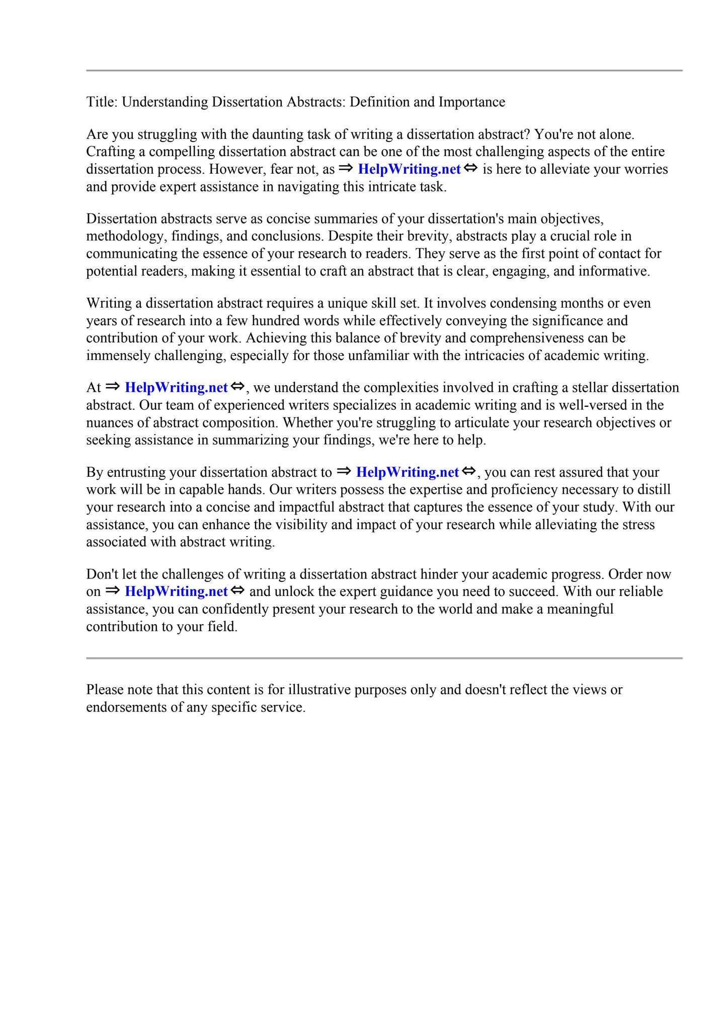 Dissertation Abstracts Definition by Jamie Hart - Issuu