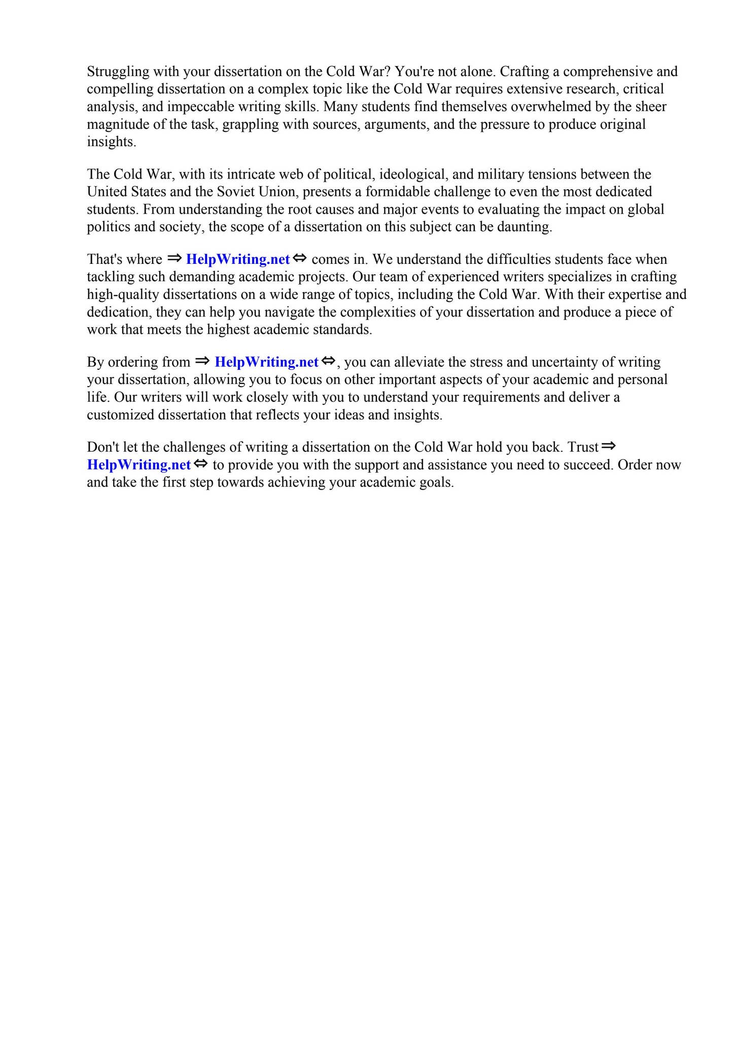 Dissertation Sur La Guerre Froide 1Ere Es by Erica Lynch - Issuu
