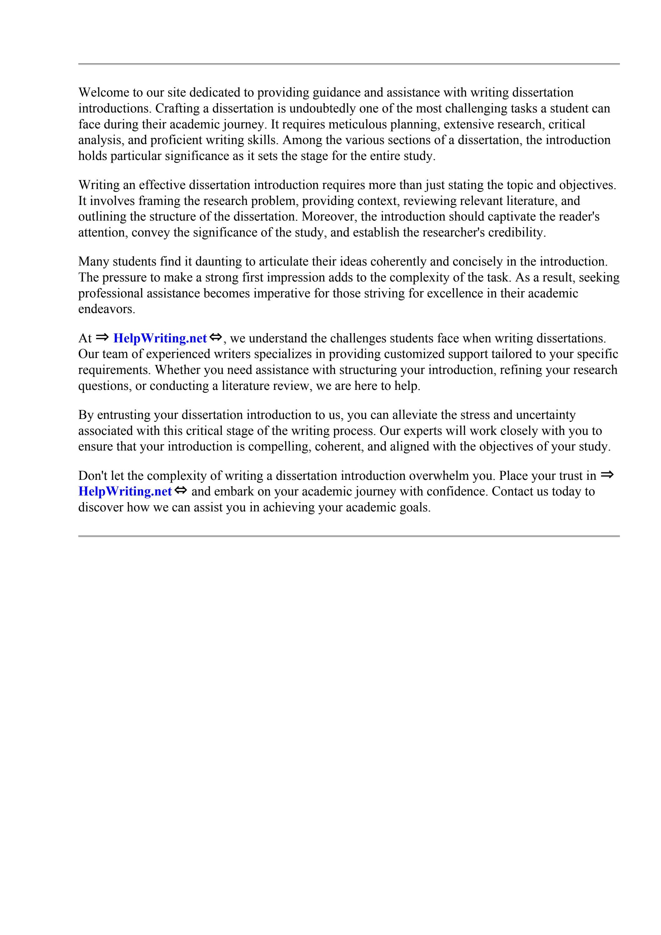 Dissertation Introduction Phrases by Kimberly Gunn - Issuu