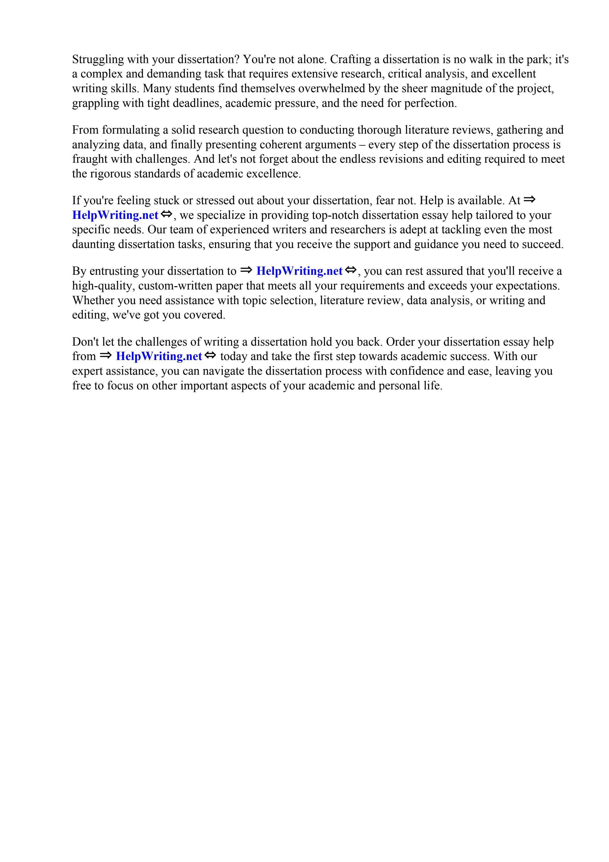 Dissertation Essay Help by Sarah Mason - Issuu