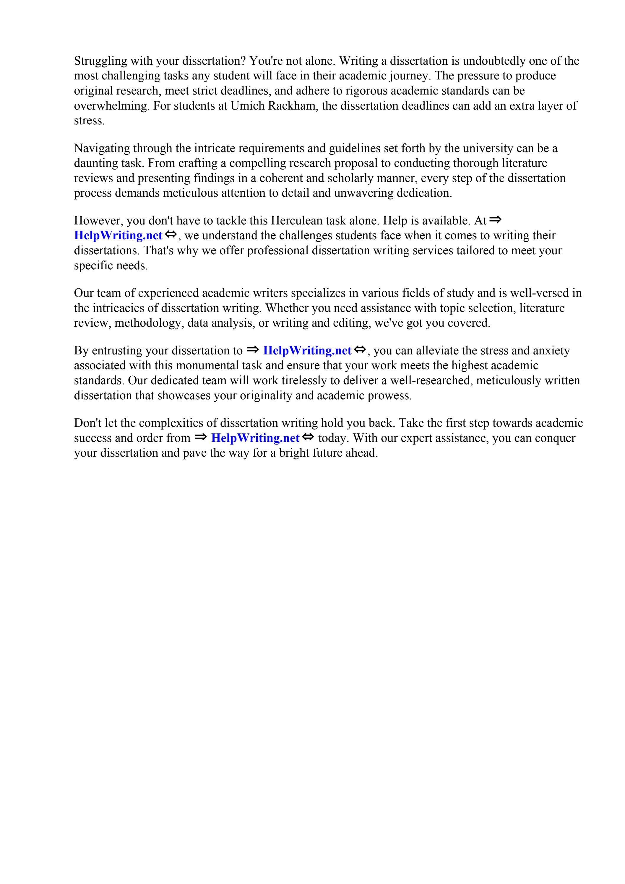 Umich Rackham Dissertation Deadlines by Kelly Cox - Issuu