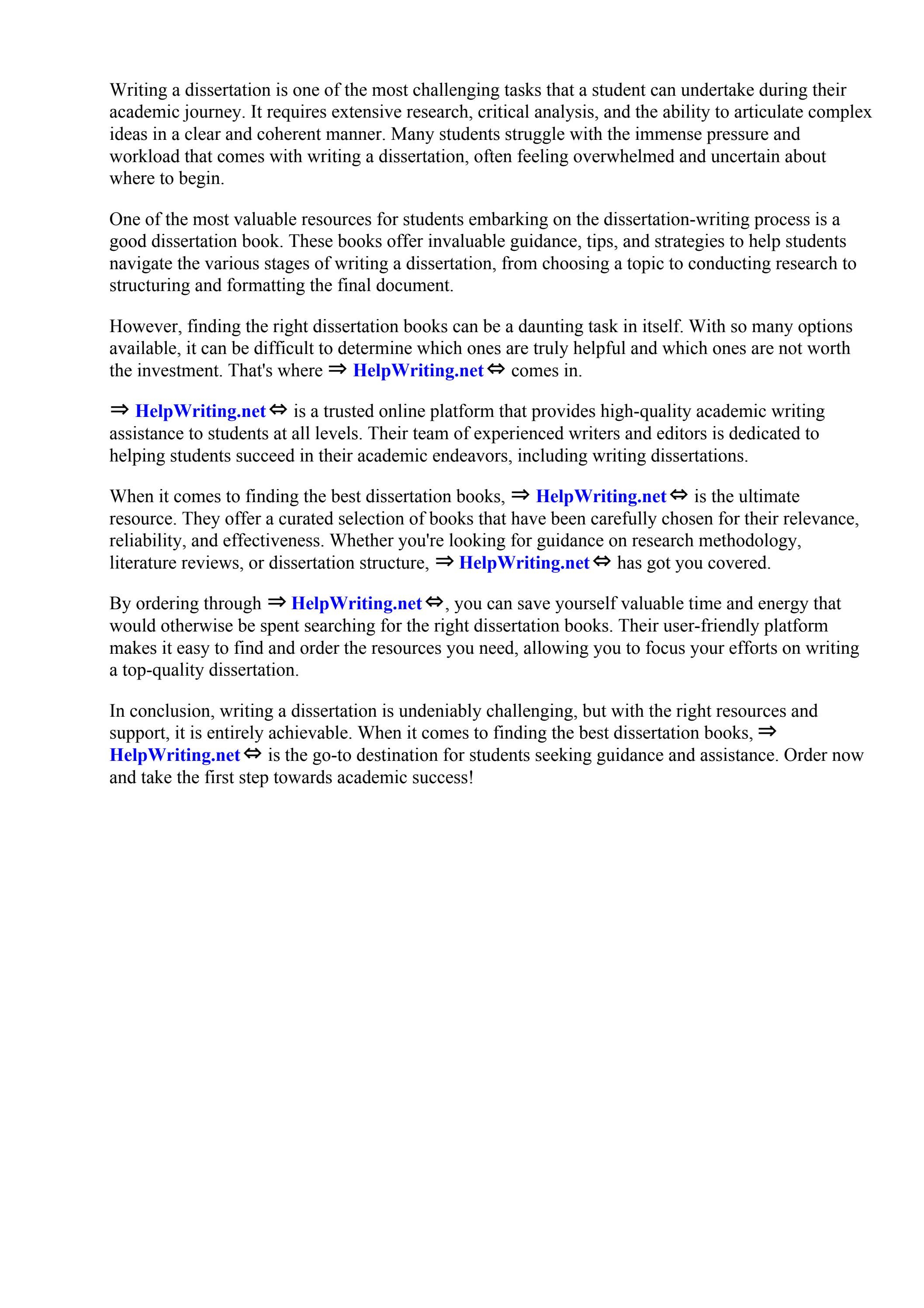 Good Dissertation Books by Ashley Jones - Issuu