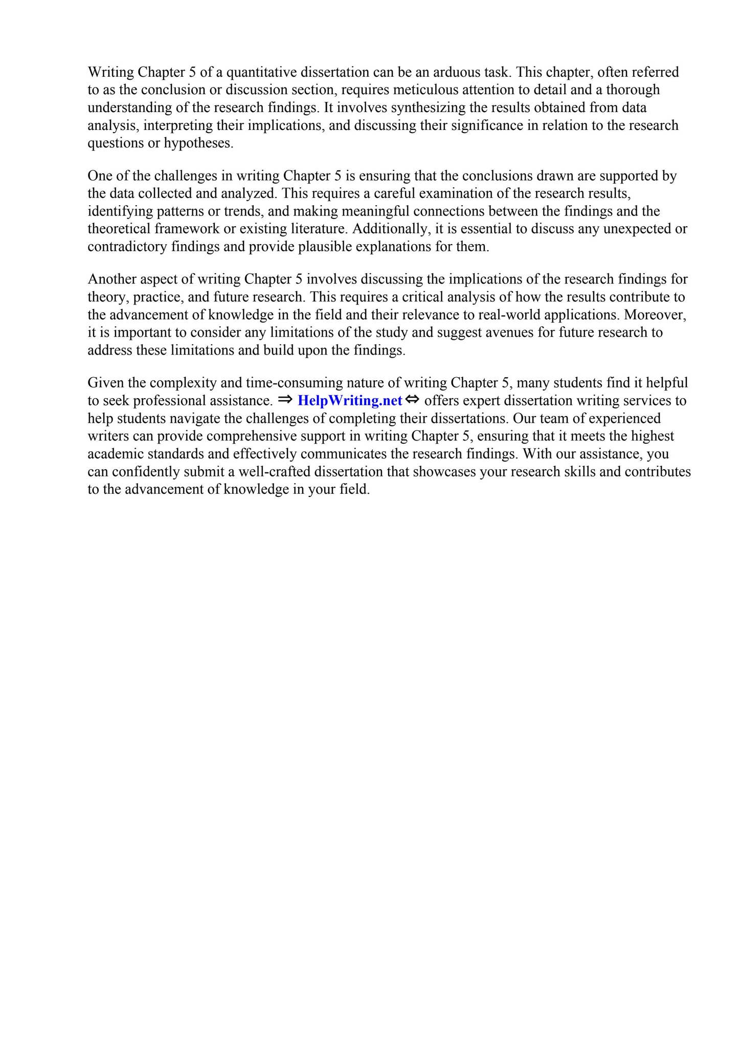 How To Write Chapter 5 Of A Quantitative Dissertation by Paige Price ...