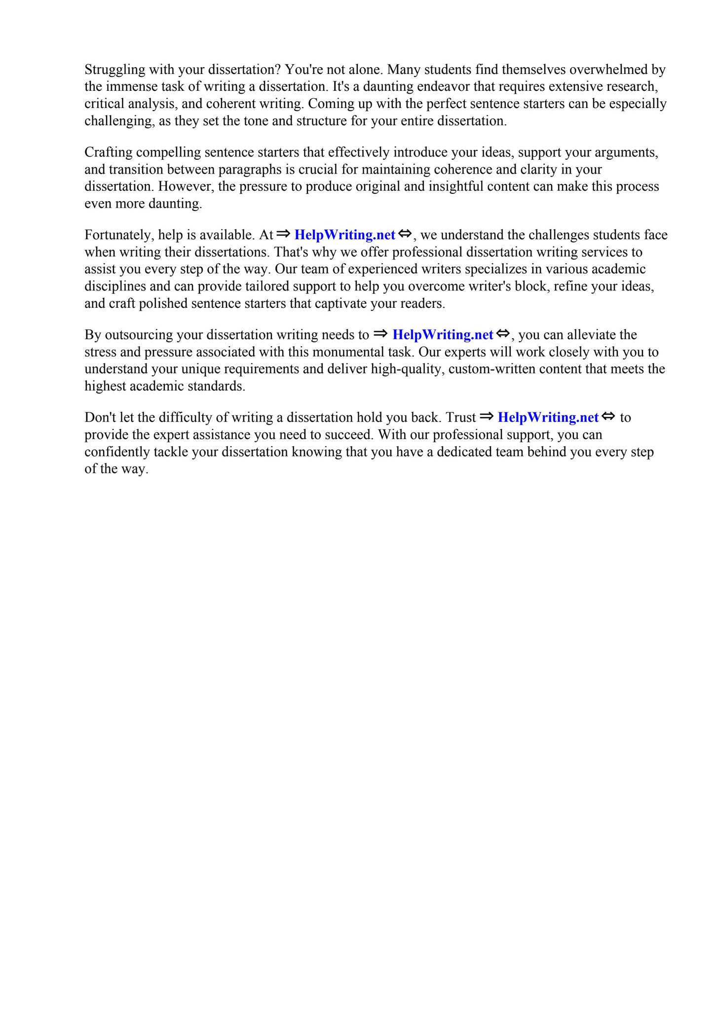 Dissertation Sentence Starters by Cassandra Cox - Issuu