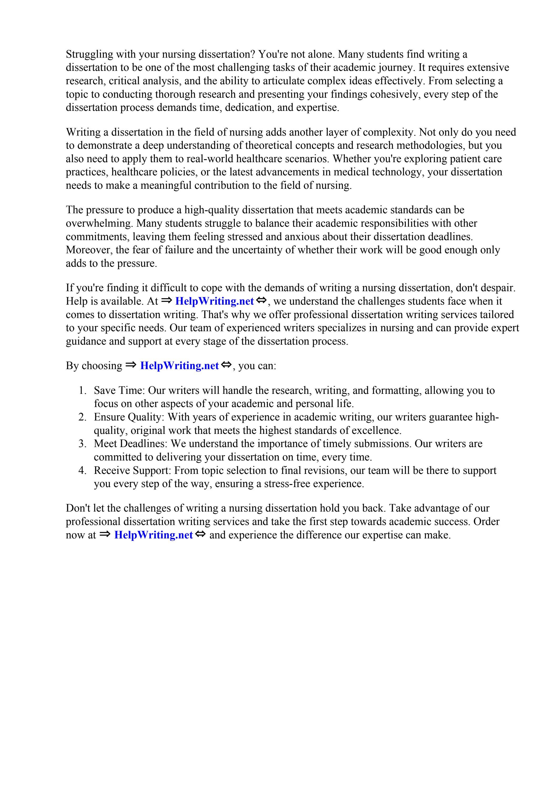 Uk Nursing Dissertation Examples by Danielle Patra - Issuu