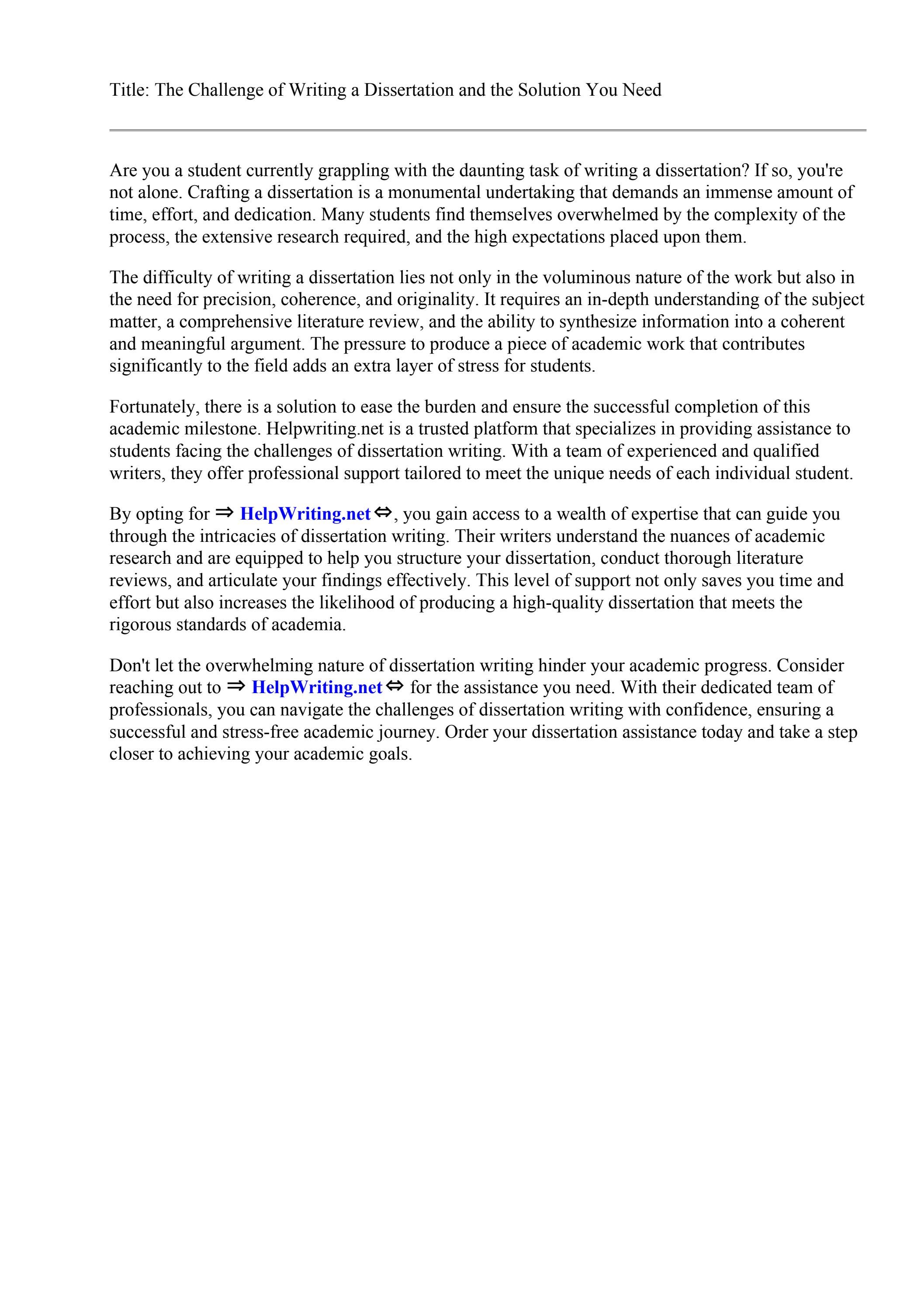 Dissertation Students by Kristen Reese - Issuu