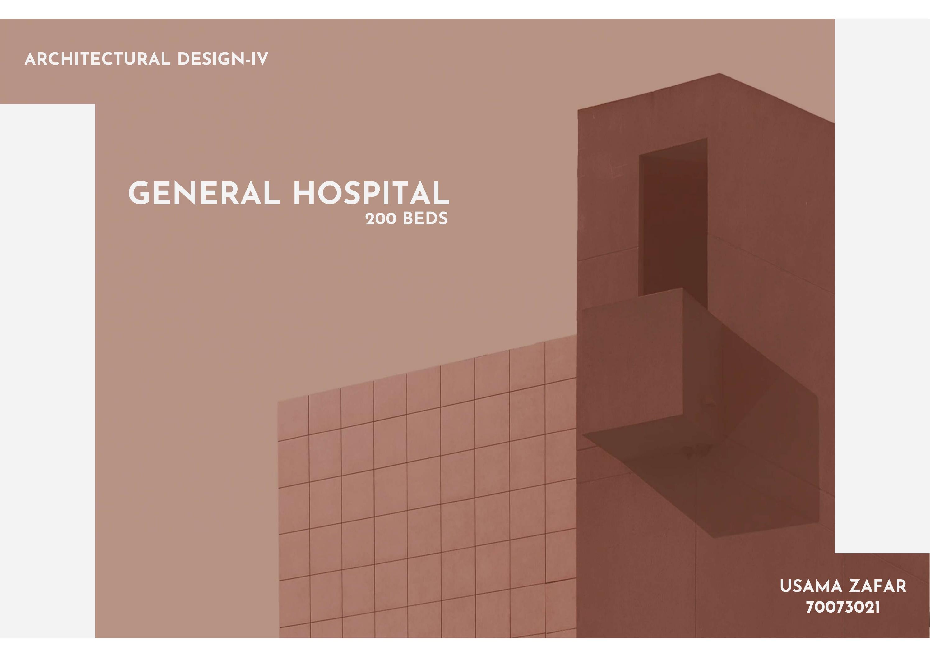 General Hospital 200 Bed by Architect Usama Zafar - Issuu