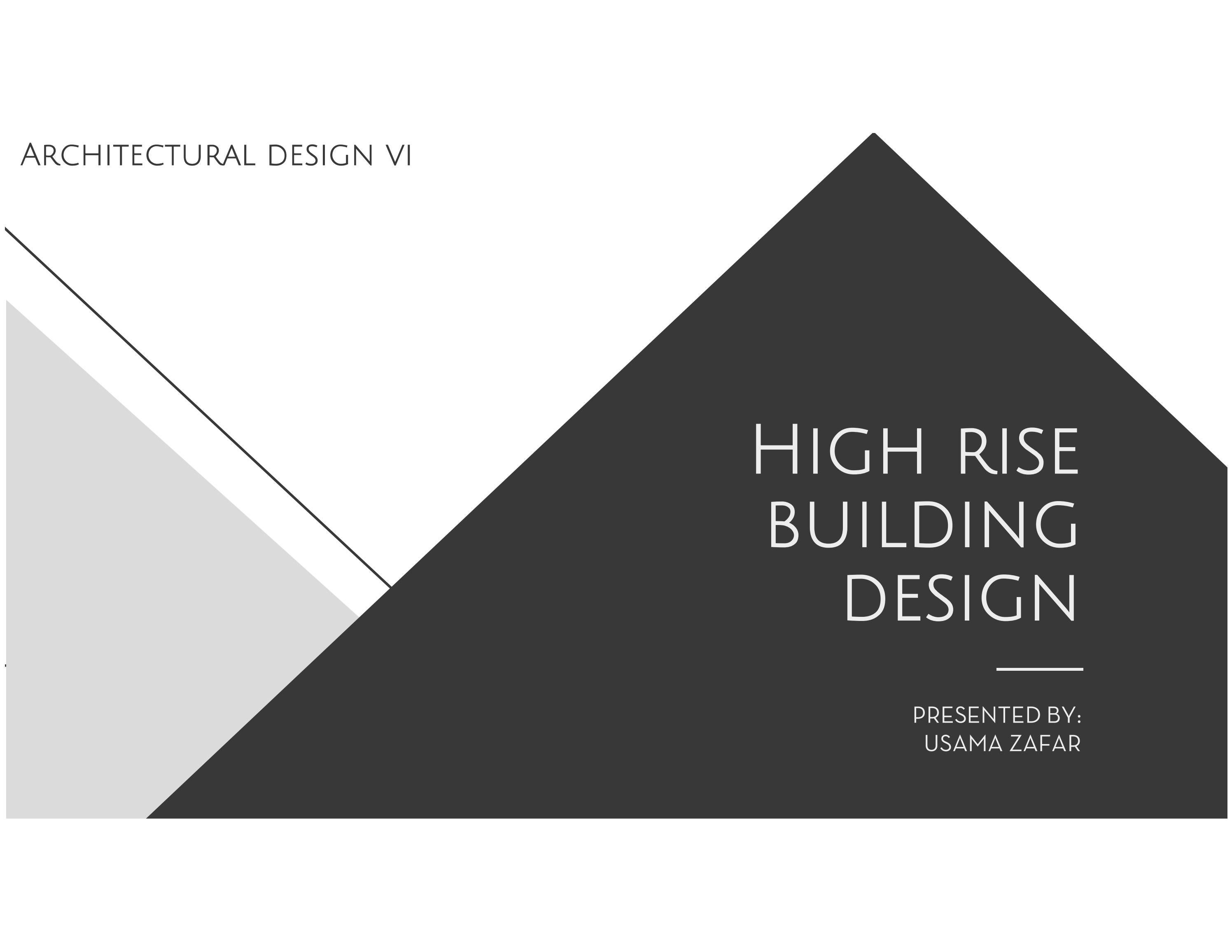 High-Rise Building Design by Architect Usama Zafar - Issuu