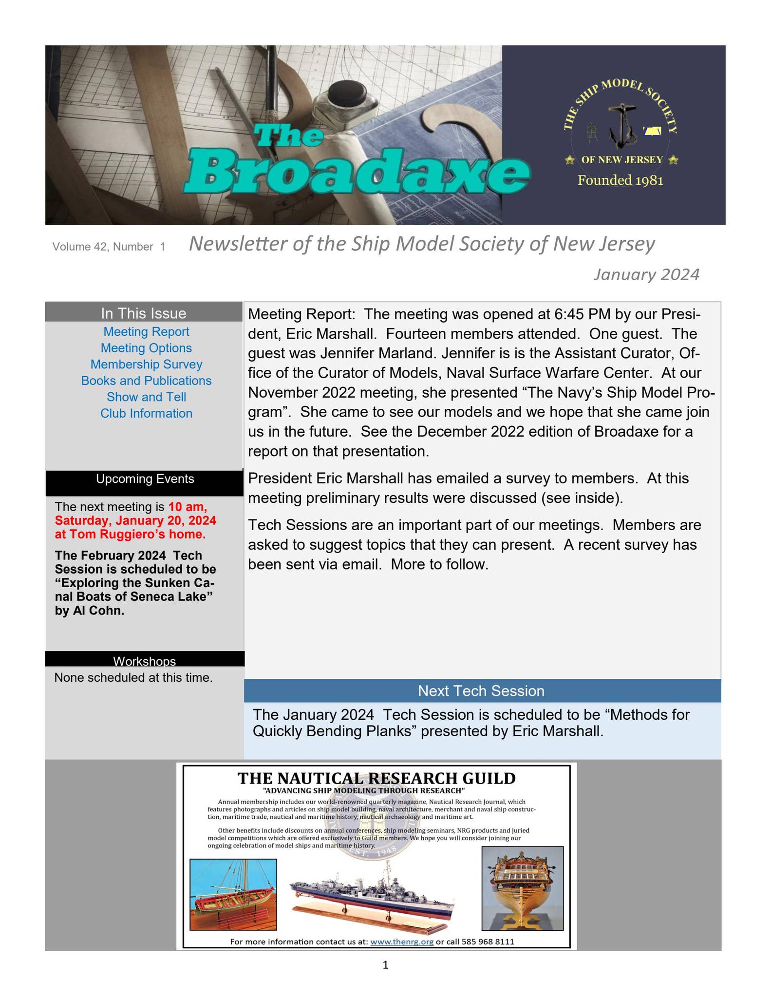 Broadaxe January 2024 by SeaWatch Books - Issuu