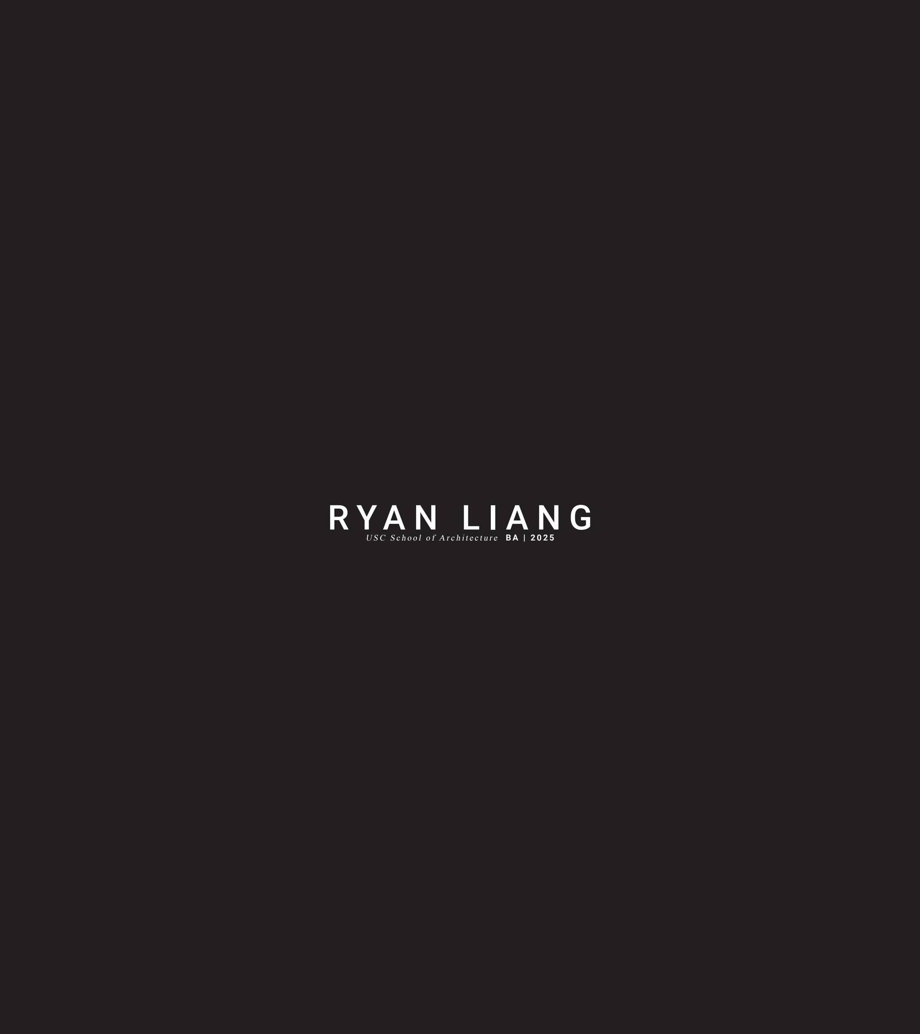 Portfolio | Ryan Liang by Ryan Liang - Issuu