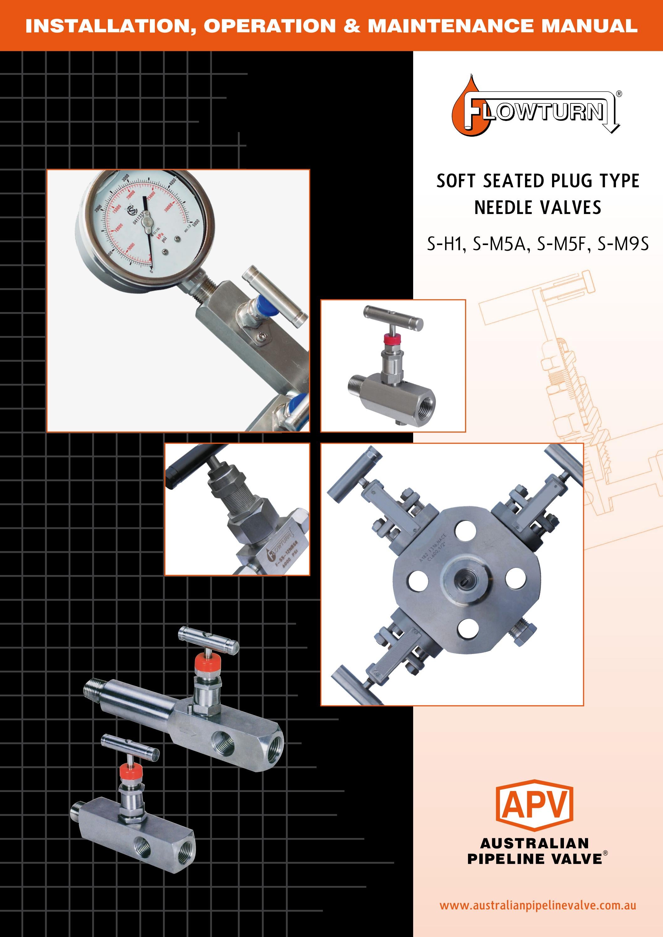 Flowturn Soft Seated Plug Type Needle Valve IOM by Australian Valve ...
