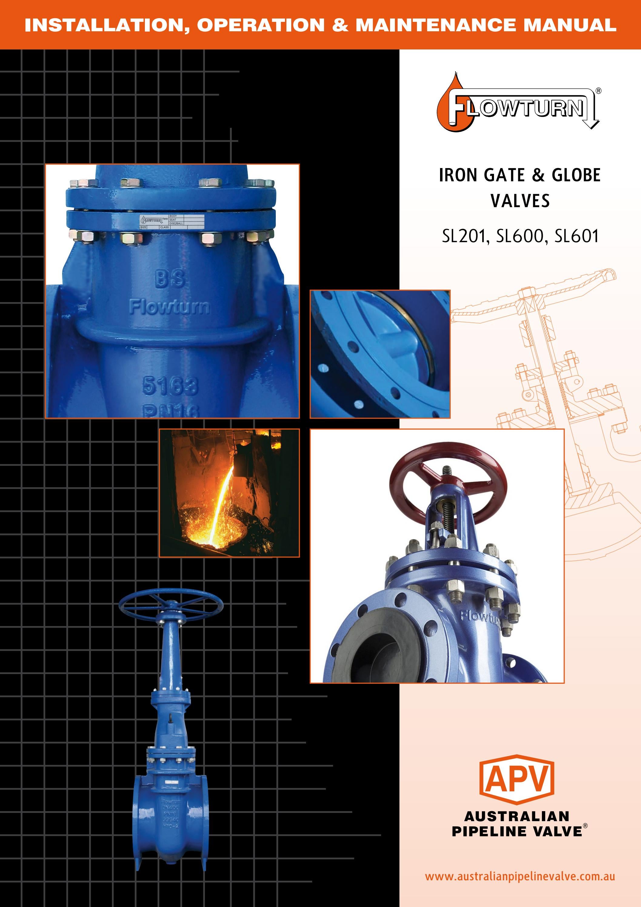 Flowturn Iron Gate & Globe Valve IOM by Australian Valve Centre - Issuu