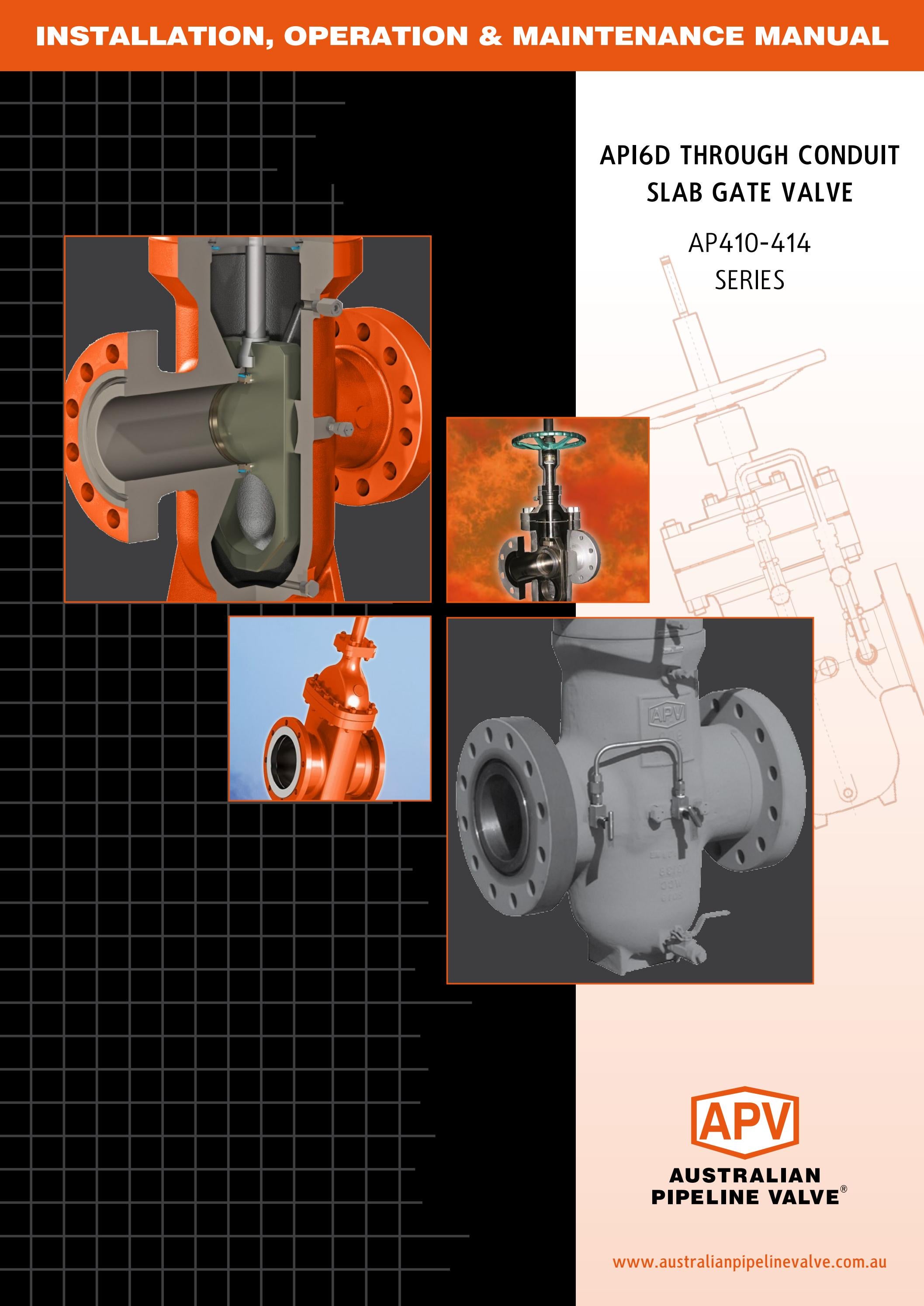 APV API 6D Slab Gate Valve IOM by Australian Valve Centre - Issuu