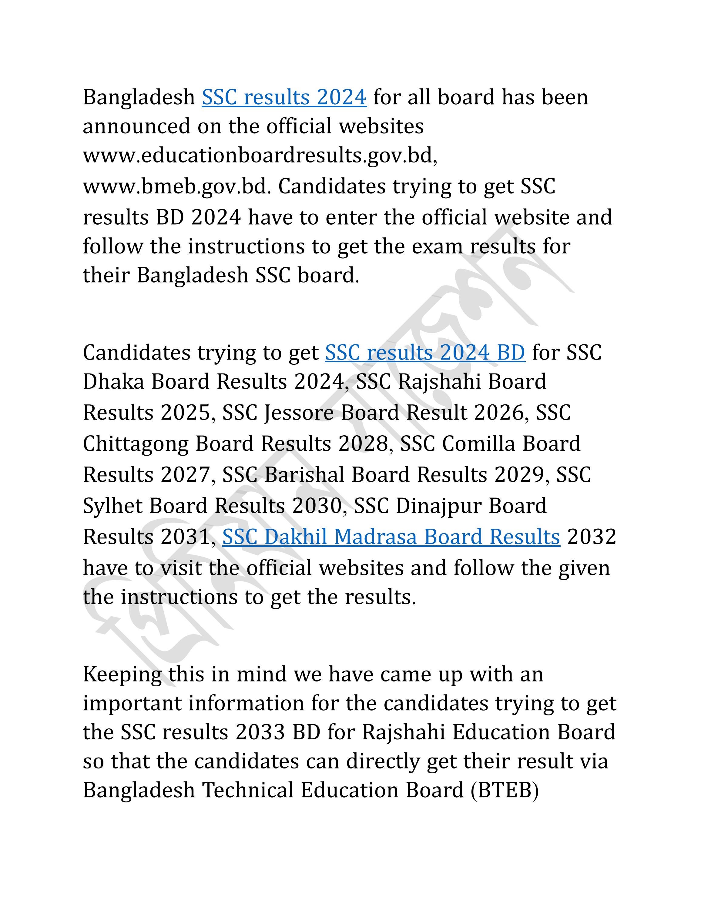 Bangladesh SSC results 2024 for all board by Lokib Hassan Likhon - Issuu