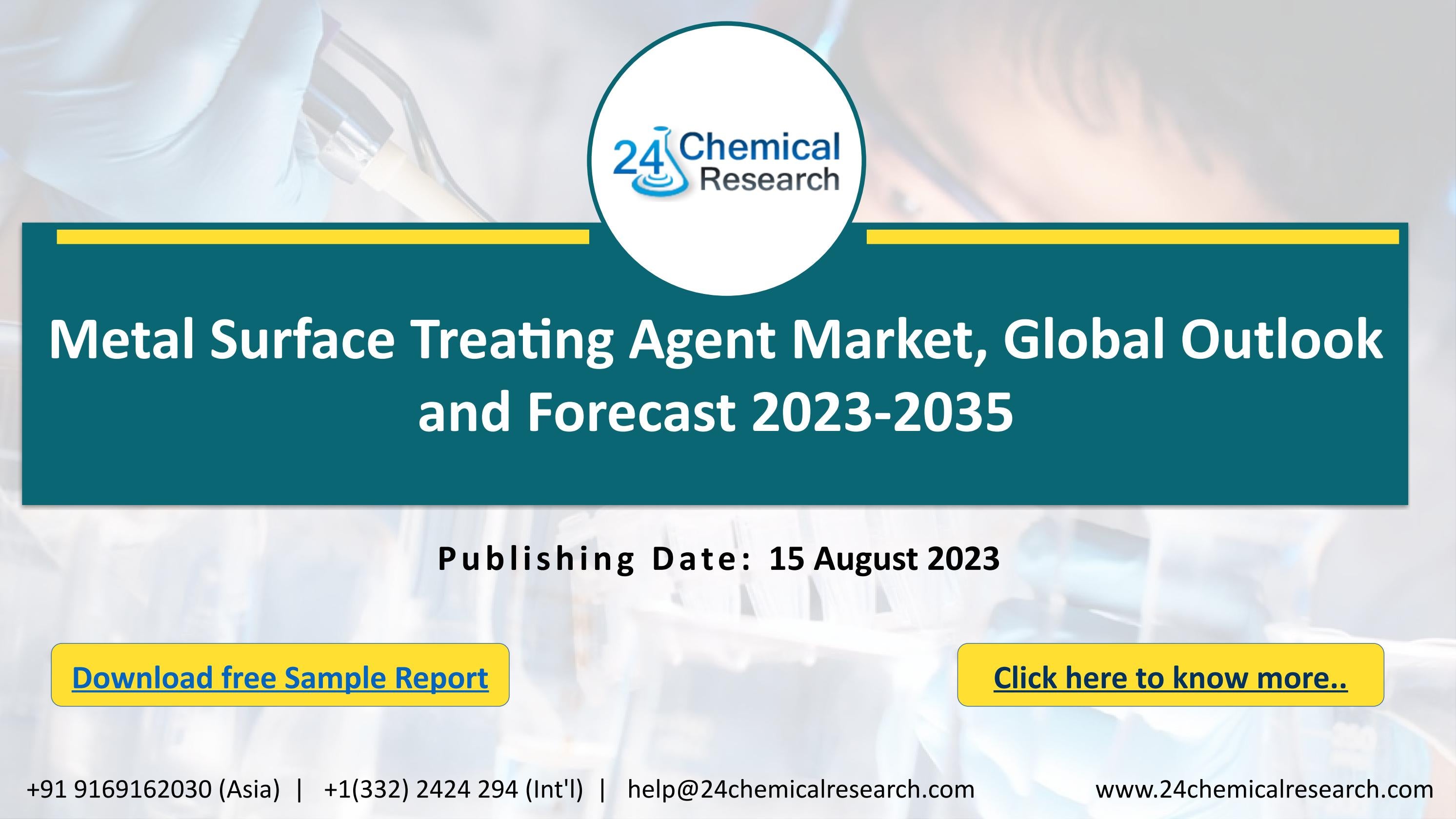 Metal Surface Treating Agent Market, Global Outlook and Forecast 2023-2035 by Aditya Sable - Issuu