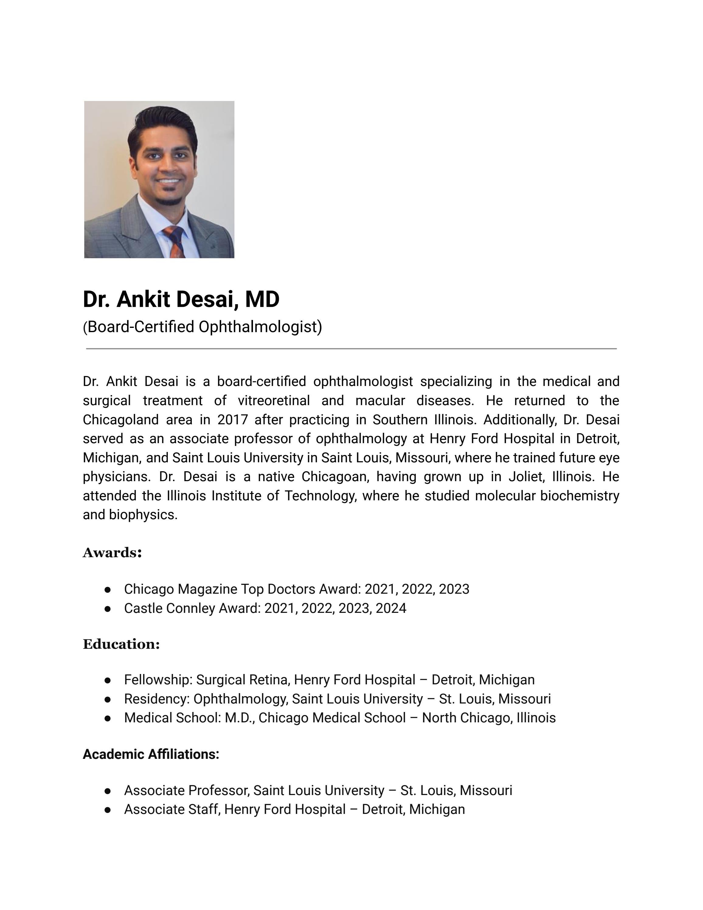 Dr. Ankit Desai, MD by Dr. Ankit Desai - Issuu